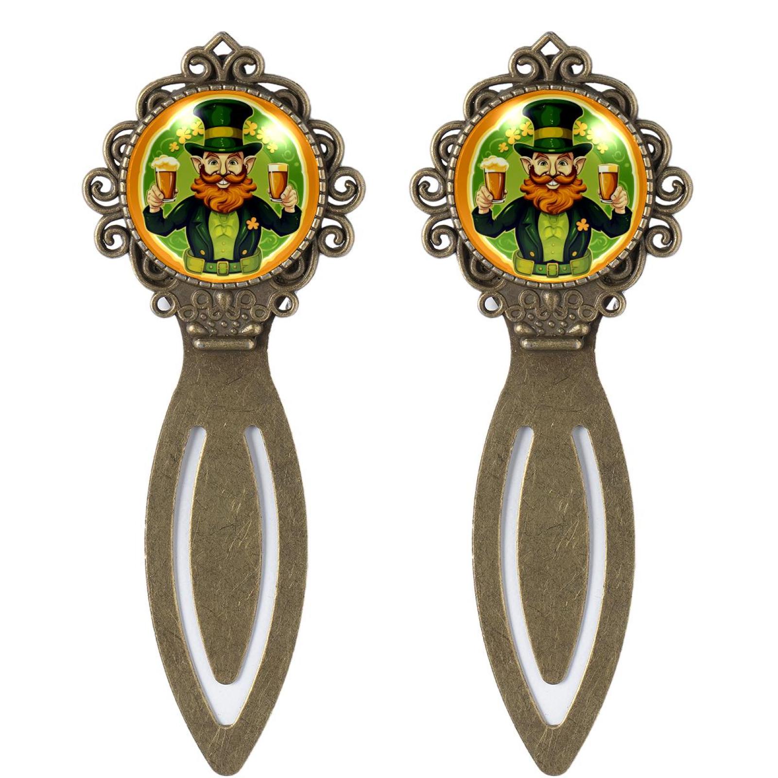 Saint Patrick's Day Elegant Vintage Copper-Colored Lace Bookmarks - Set ...
