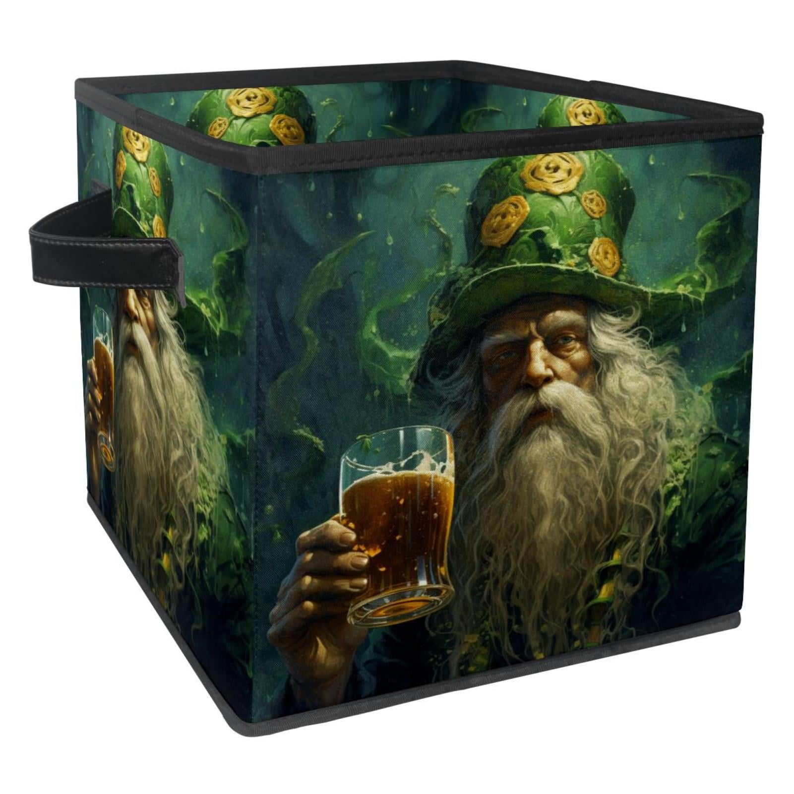 Saint Patrick's Day Foldable Clothes Storage Toy Box Storage Bin with ...