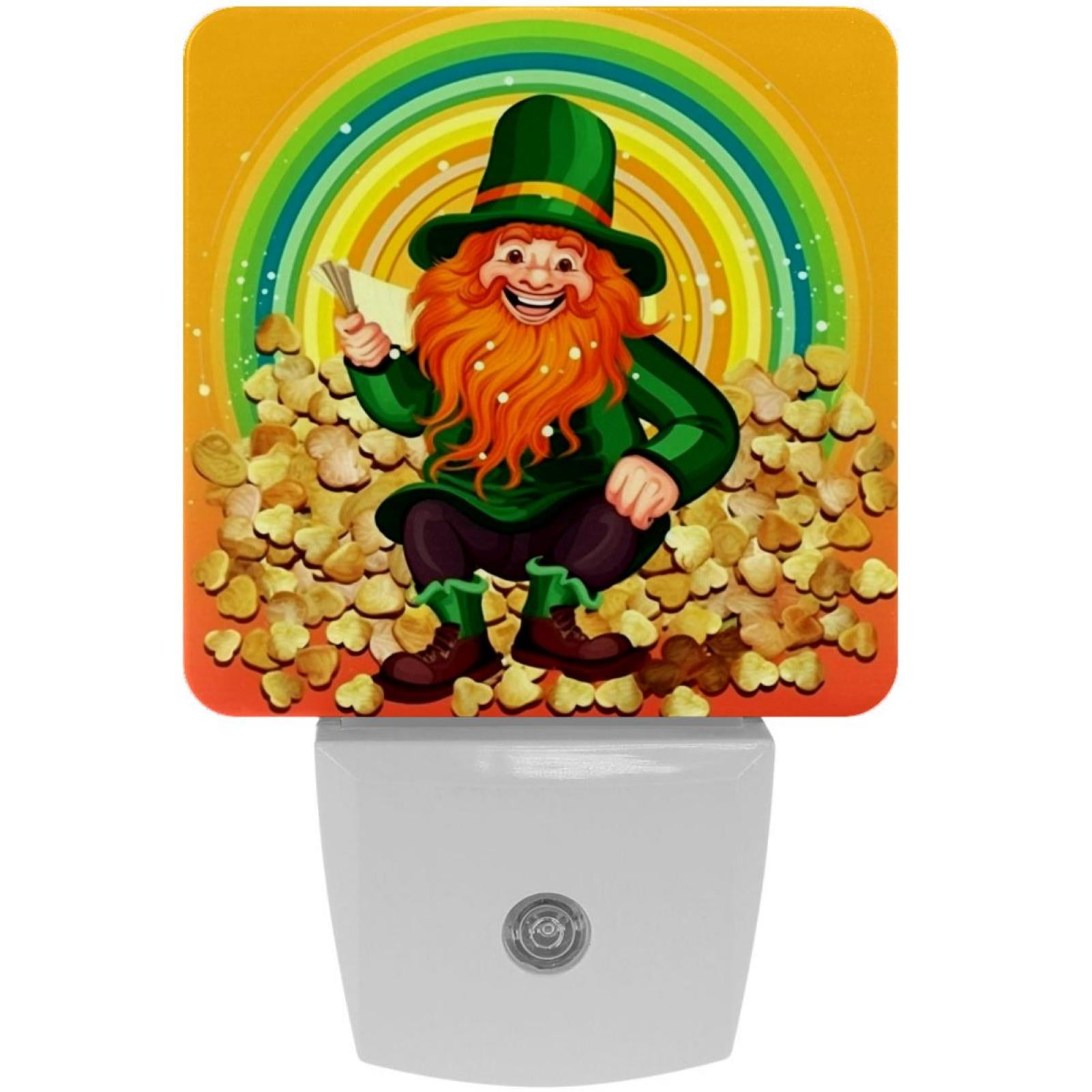 Saint Patrick's Day LED Square Night Light for Bedroom and Bathroom ...