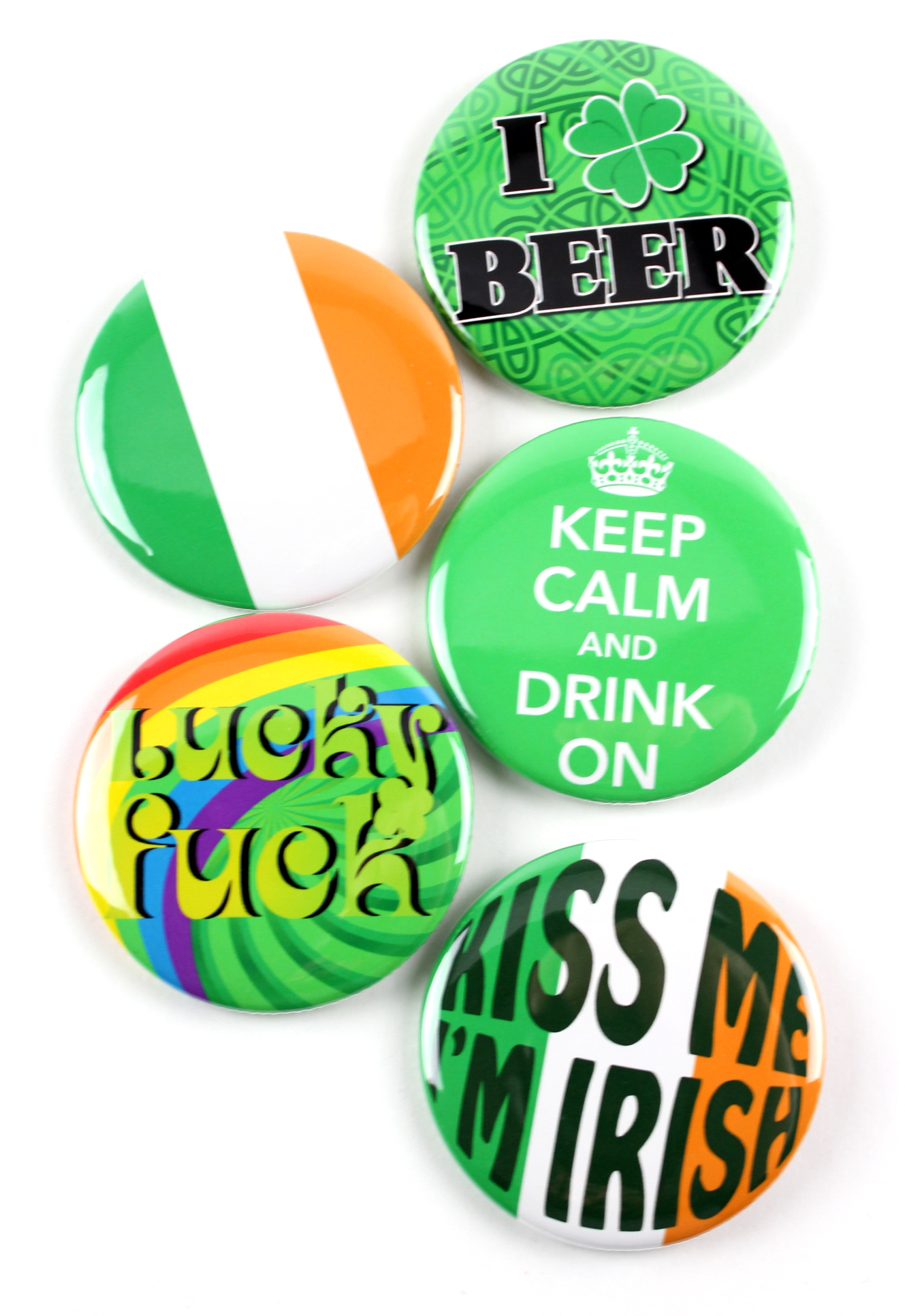 Saint Patrick's Day Parade Celebration Novelty Collection Pinback ...
