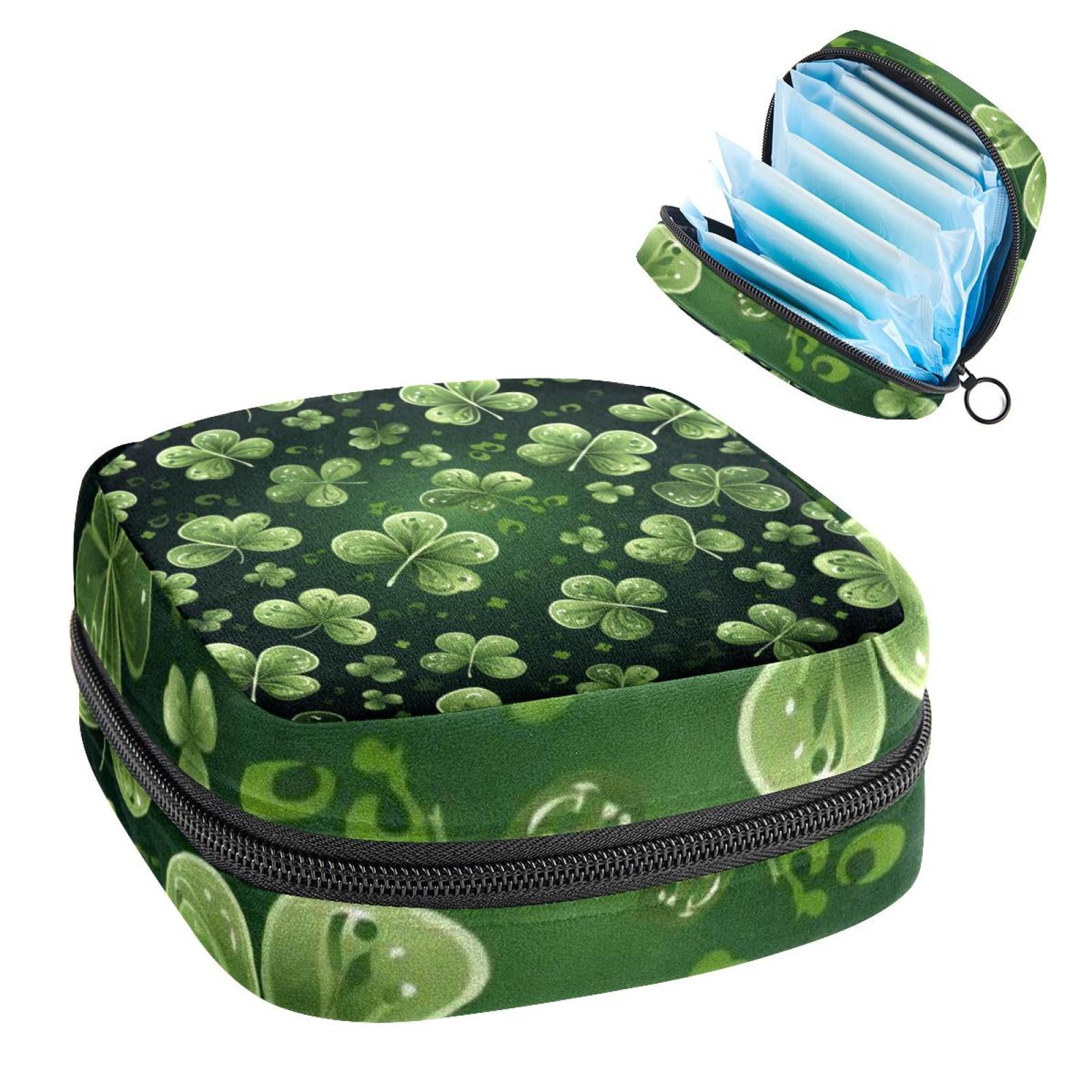 Saint Patrick's Day Period Pouch Sanitary Napkin Organizer Travel ...