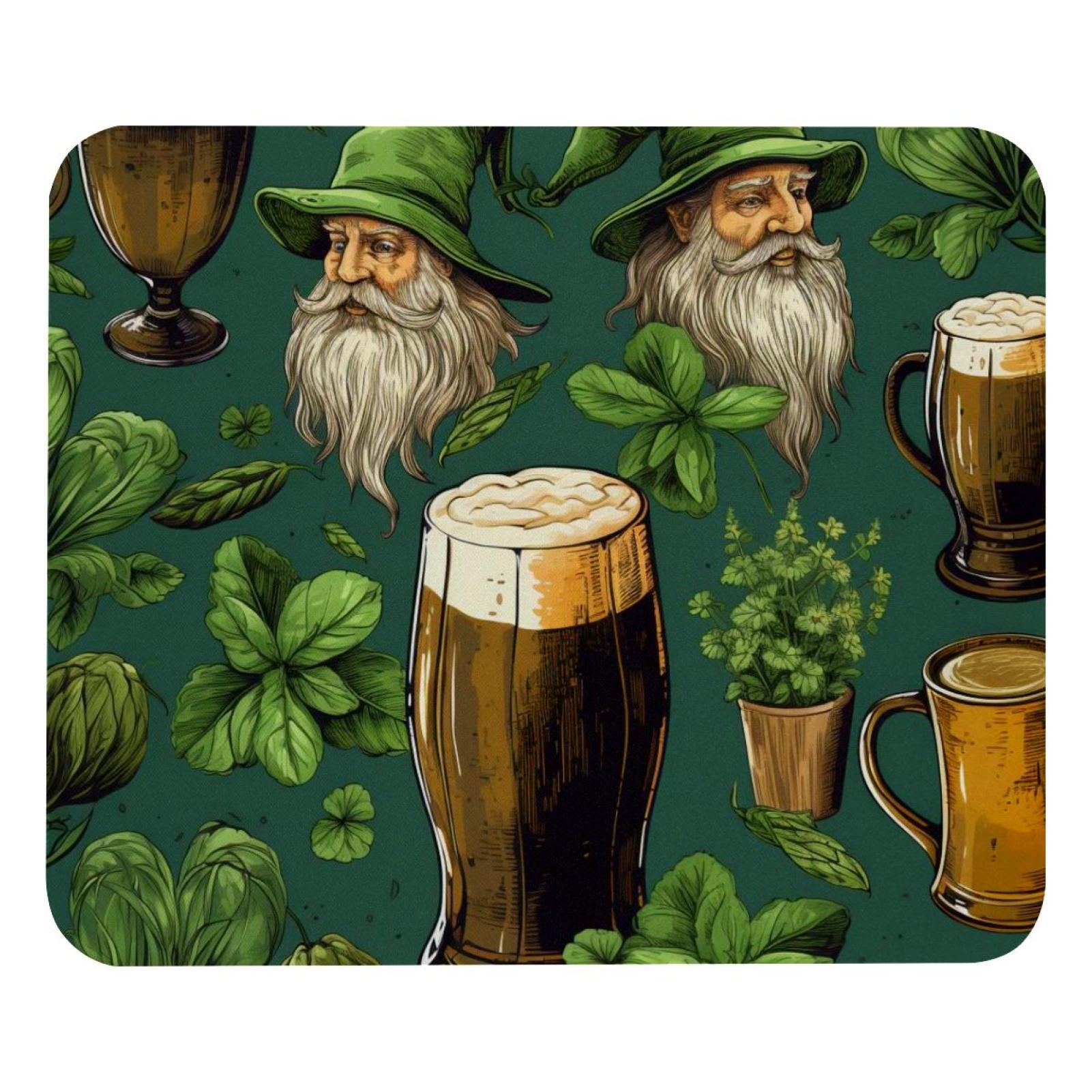 Saint Patrick's Day Printed Non-Slip Rubber Bottom Gaming Mouse Pad 8 ...