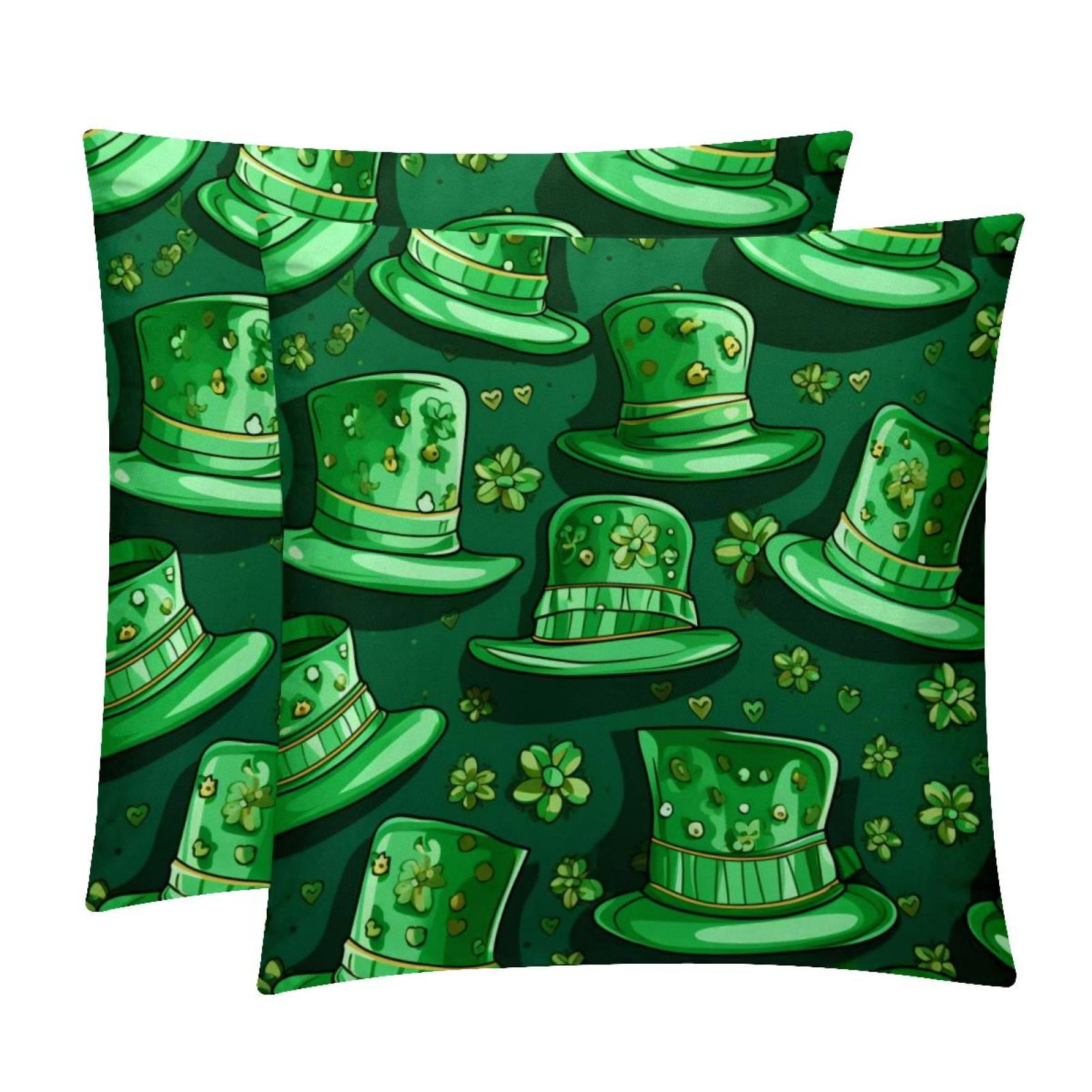 Saint Patrick's Day Throw Pillow Inserts Set Covers of 2 Decorative ...