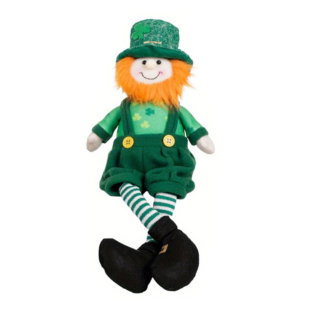 Saint Patricks Day Gnome Plush Doll Handmade Irish Elves Scandinavian ...