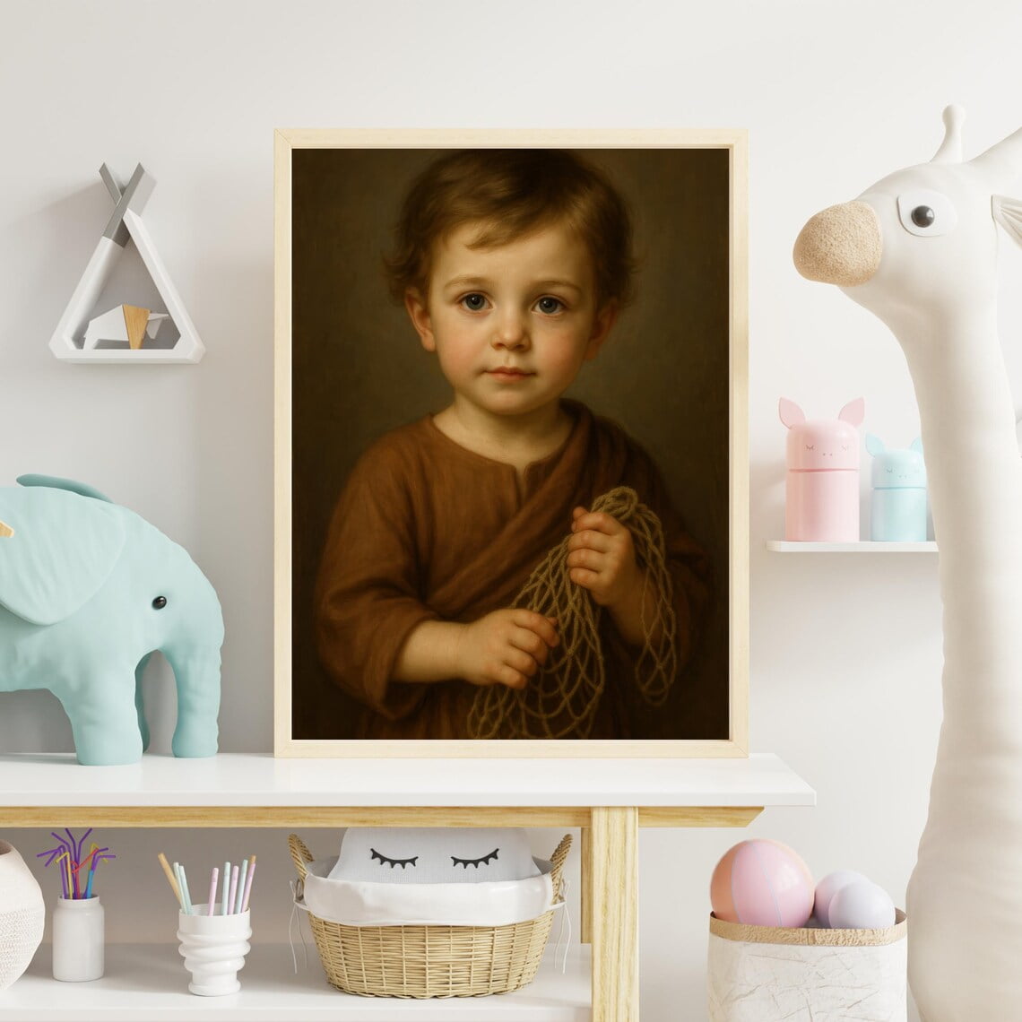 Saint Peter Printable Art: Baby Saint Digital Download Catholic Nursery ...