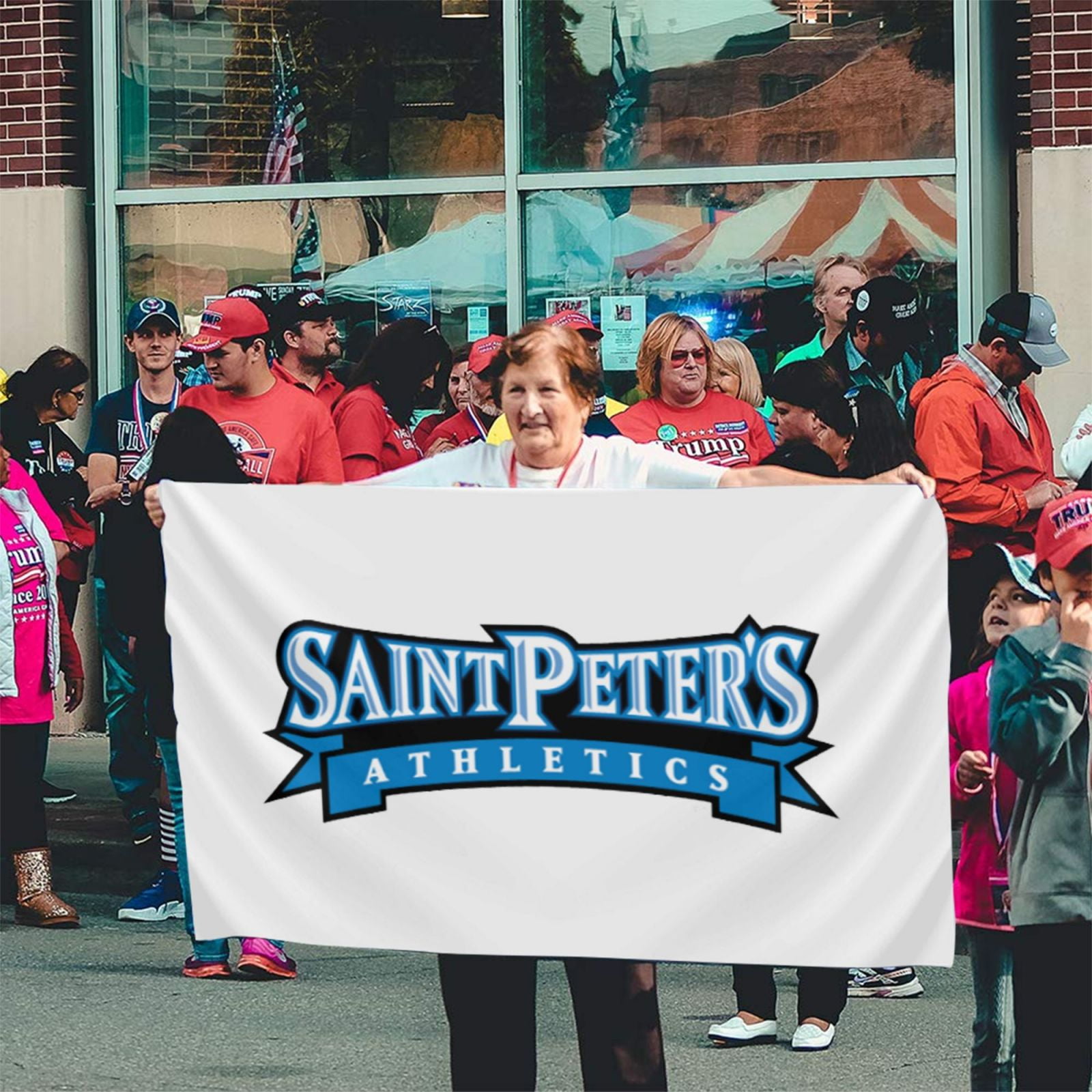 Saint Peter'S University Logo Banner Breeze Flag Outdoor Flags Home ...