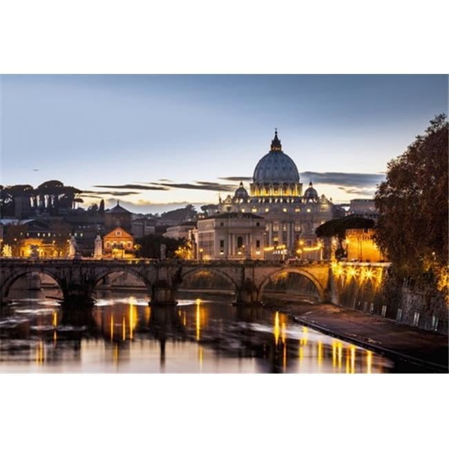Saint Peters Basilica The Worlds Largest Church At Sunset - Vatican ...