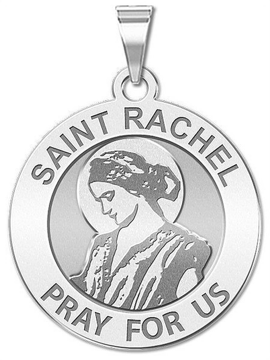 Saint Rachel Religious Medal - 2/3 Inch Size of Dime, Sterling Silver ...