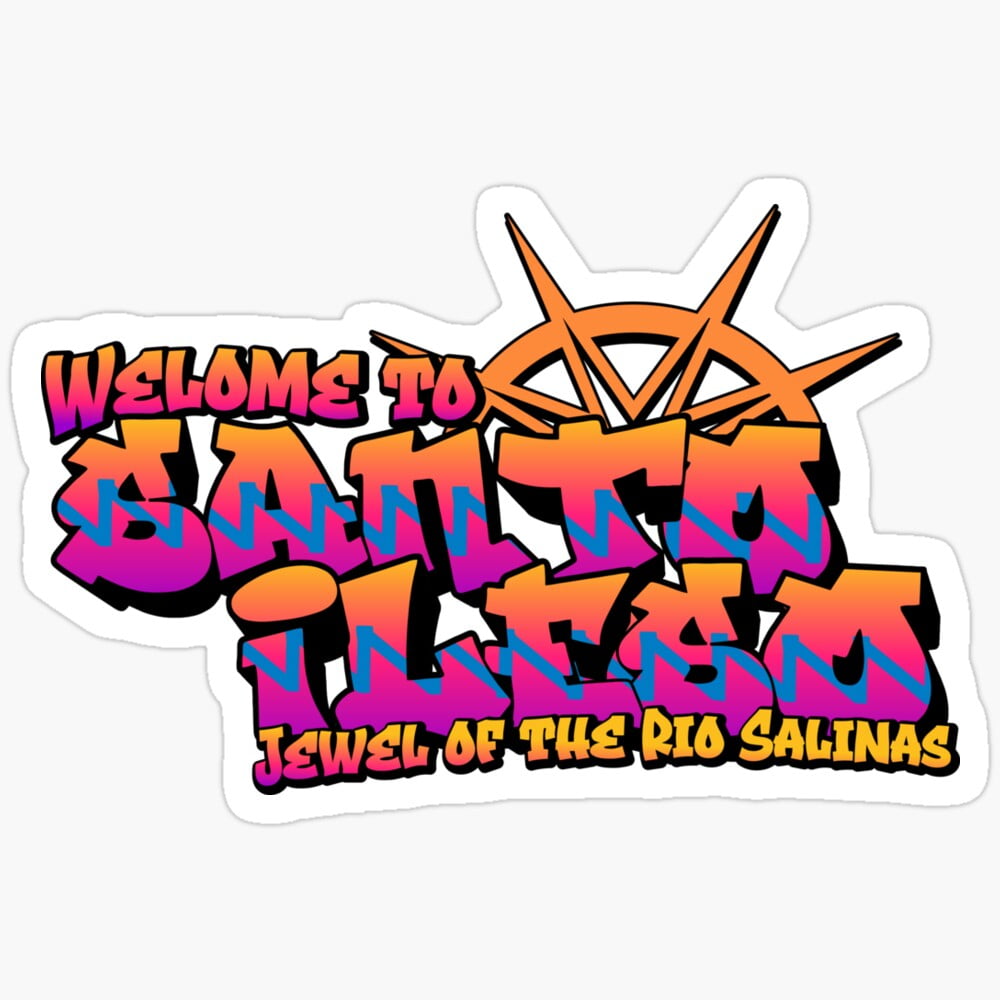 Saint'S Row Santo Ileso 2 Sticker Phone Decal Water Bottle Stickers Car ...