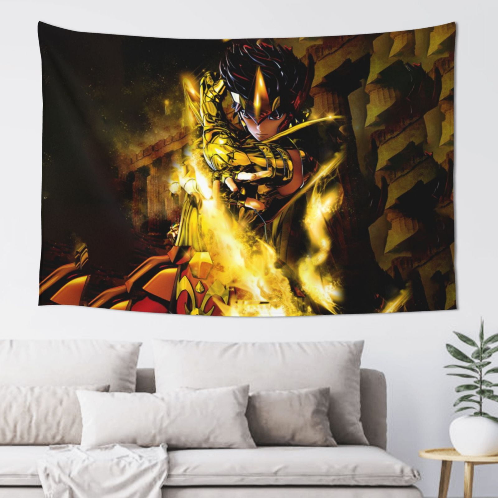 Saint Seiya Tapestry Wall Hanging Home Decoration Wall Blanket ...