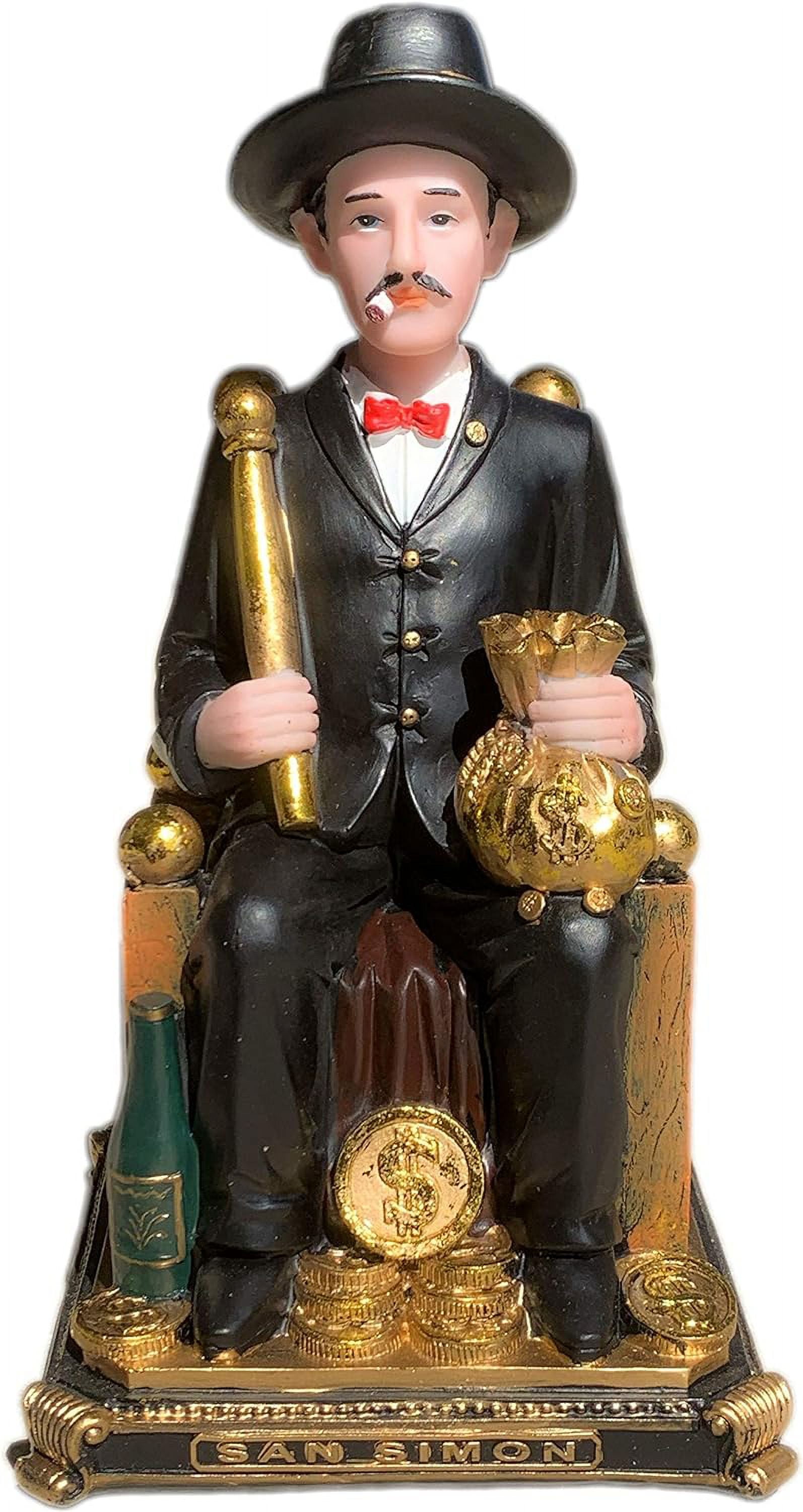 Saint Simon Statue 10 Inch Patron of Smoker Saint Simon Holy Figurine ...