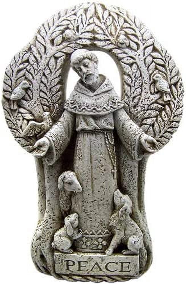 Saint St Francis Patron of Animals Peace Tree Figurine Patio Garden ...