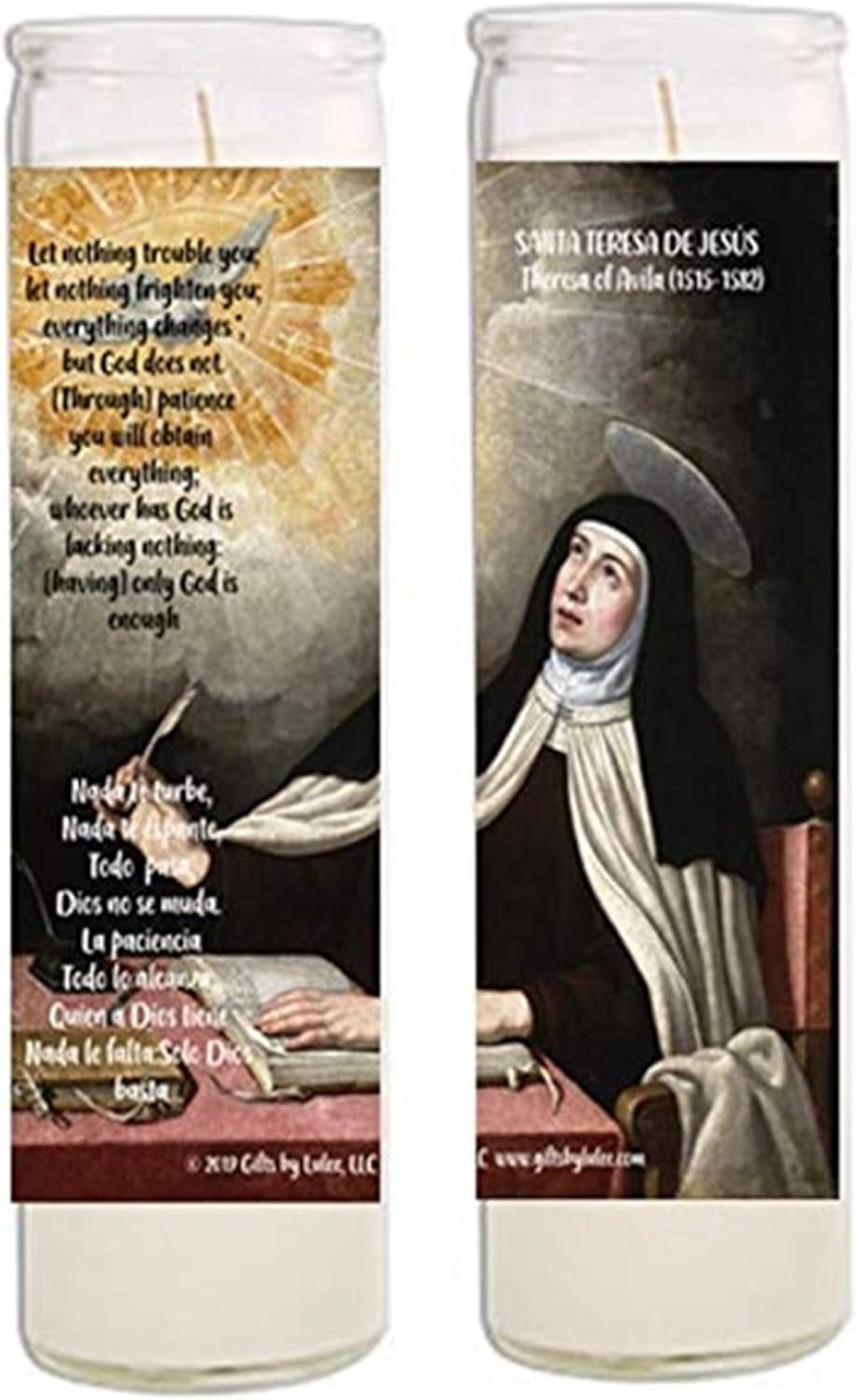 Saint Teresa of Avila Santa Teresa de Jesus Set of Candles Carmellite ...