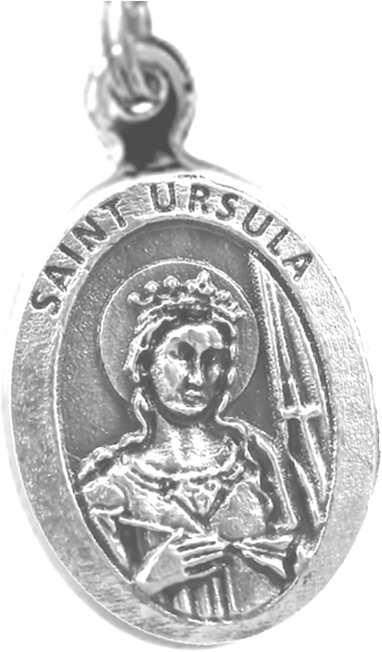 Saint Ursula Patron Saint of Catholic Education Medal and Prayer Card ...