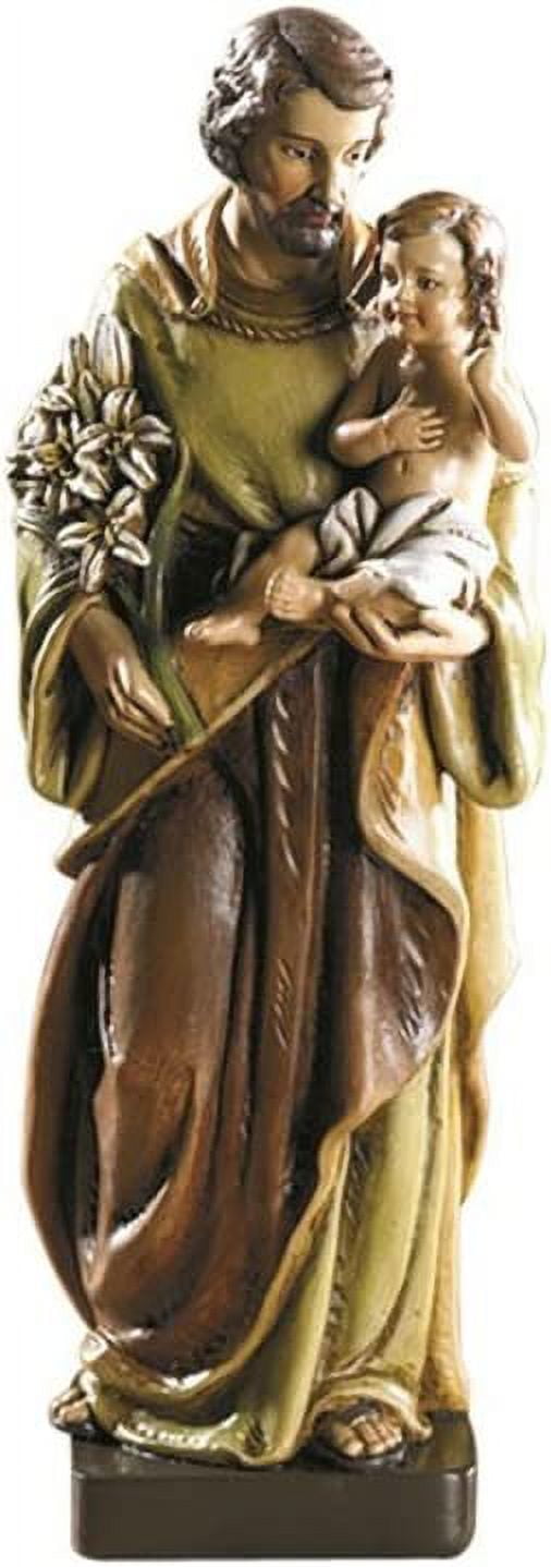 Saint with Child Resin Religious Statue, 8 Inch - Walmart.com