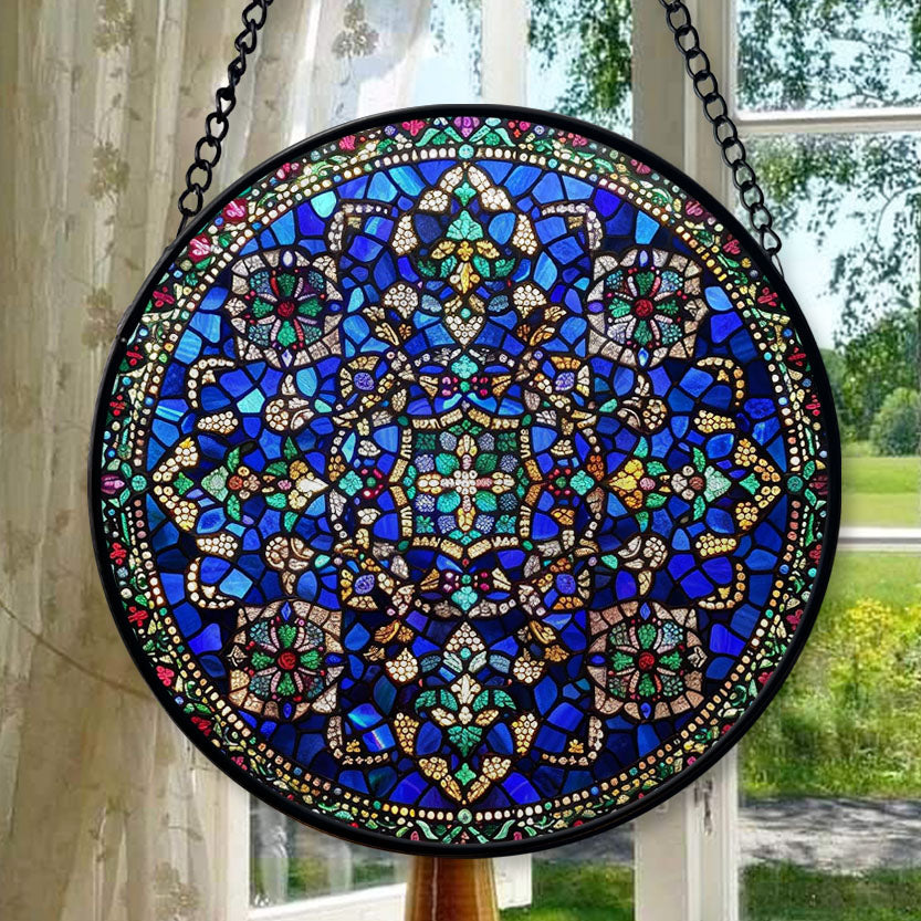 Sainte-Chapelle's Rayonnant Gothic Stained Glass Suncatcher Window ...