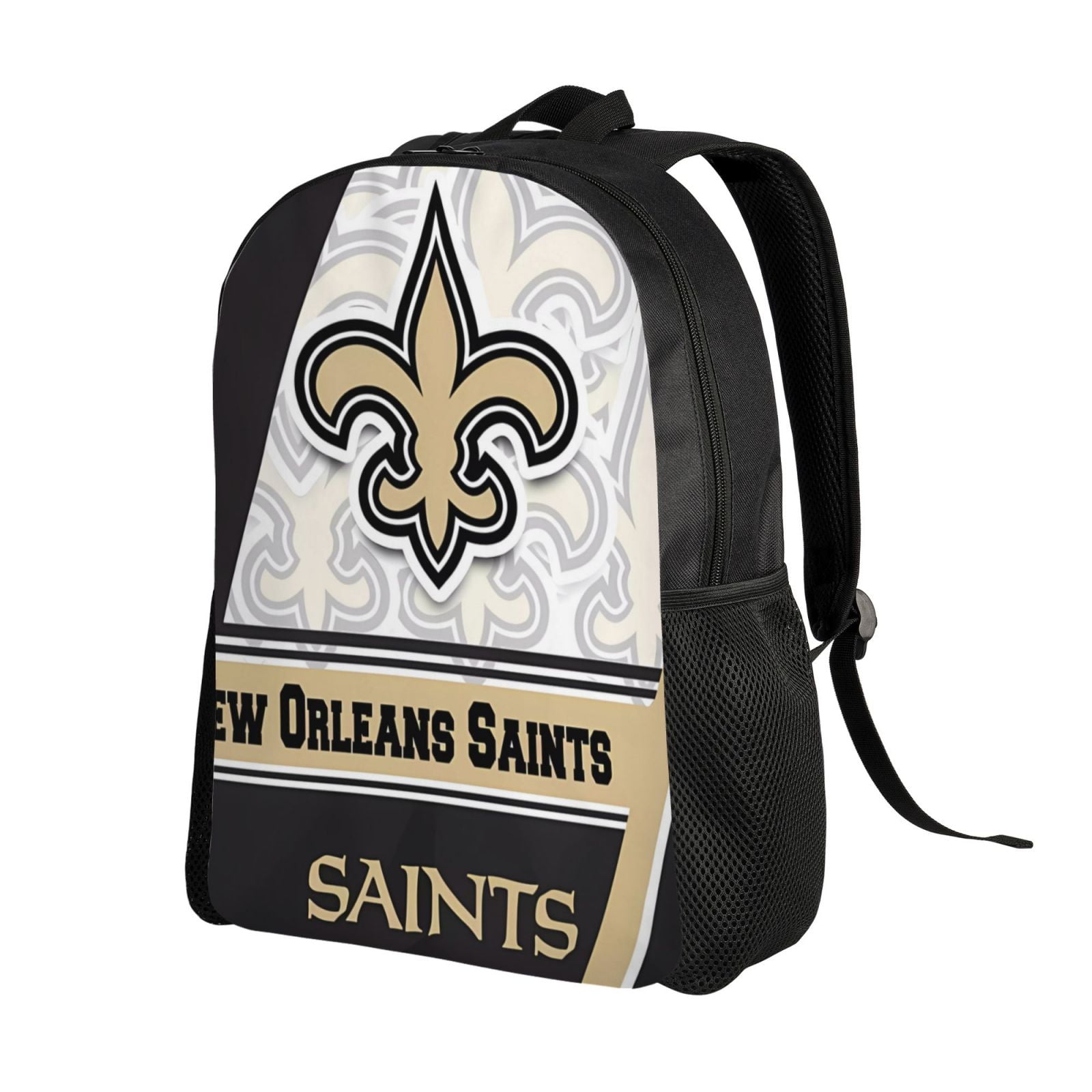 Saintss Adjustable Student Backpack Custom Football Fans Backpack ...