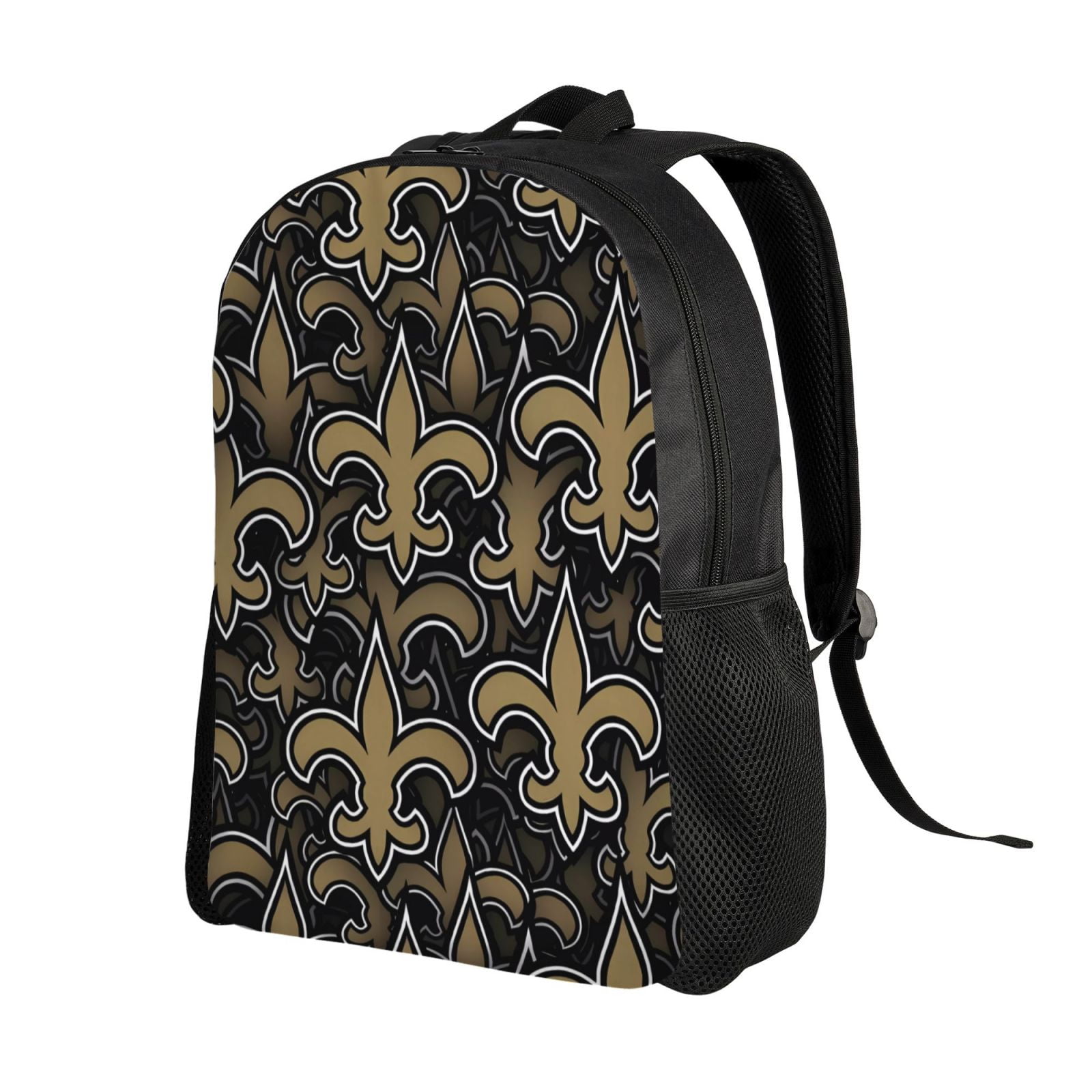 Saintss Adjustable Student Backpack Custom Football Fans Backpack ...