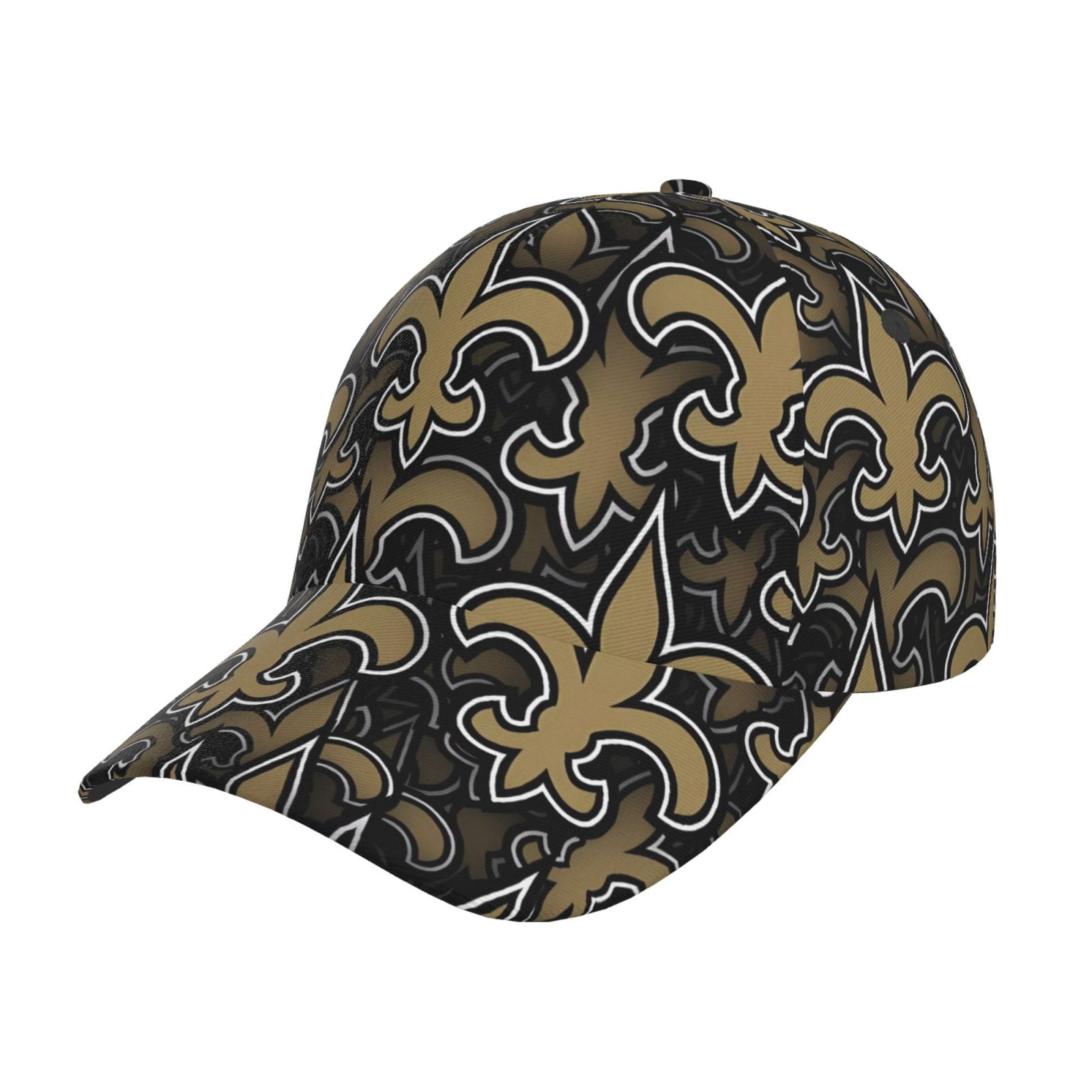 Saints Baseball Cap Football Team Logo Custom Full printing Adjustable ...