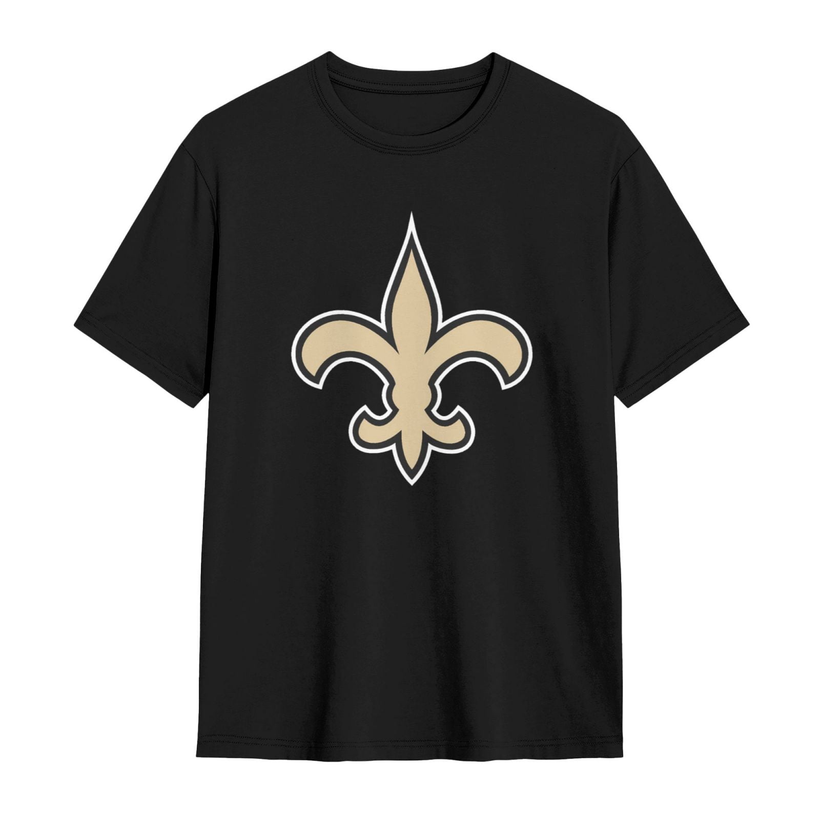 Saints Classic round neck design Adult Polyester Crew T-Shirt Short Sleeve Tee - Walmart.com