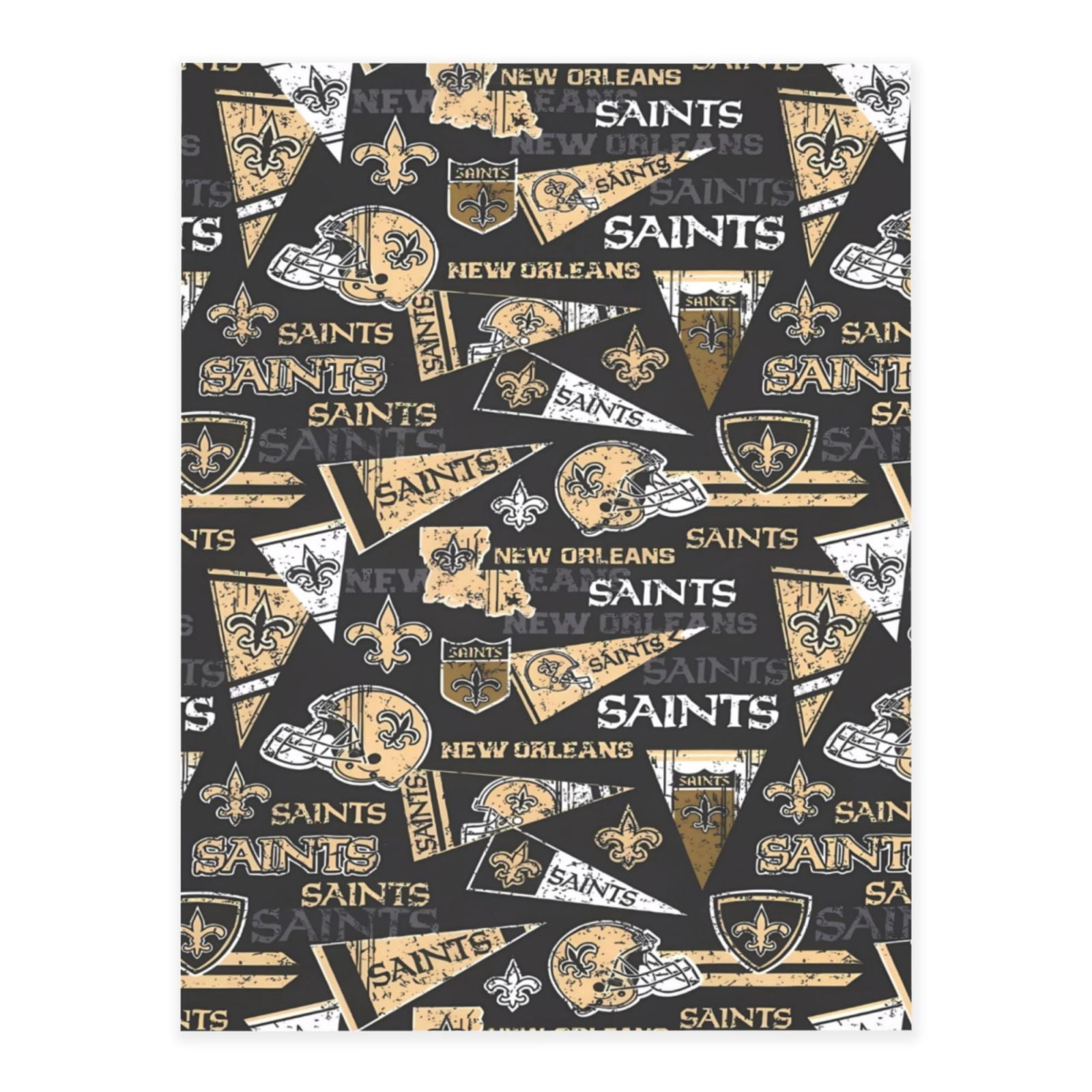 Saints Crystal Sticker Football Team Stickers Fans DIY Gift Decorative ...