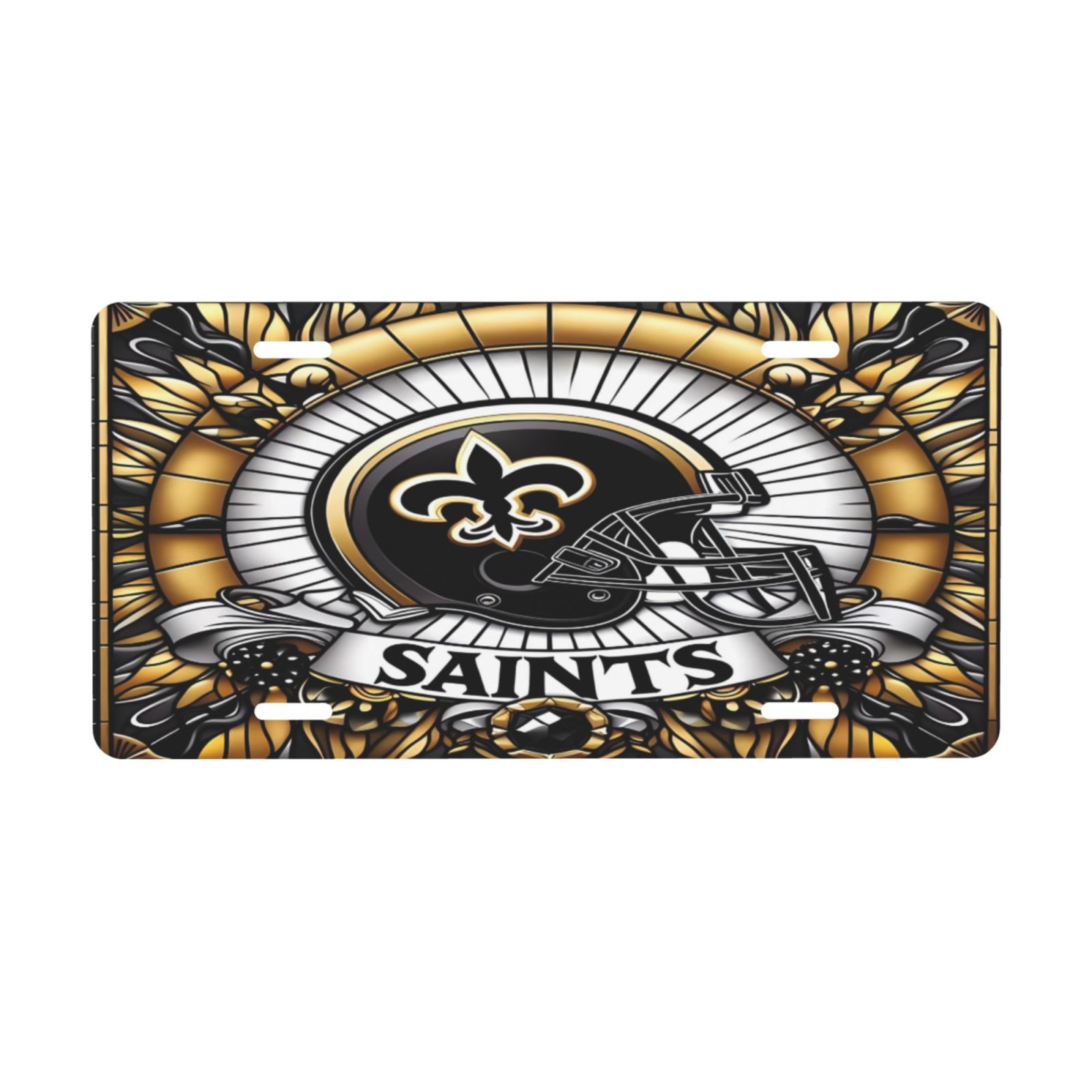 Saints Football Team Fans License Plate Decorative Metal Car Tag Front ...