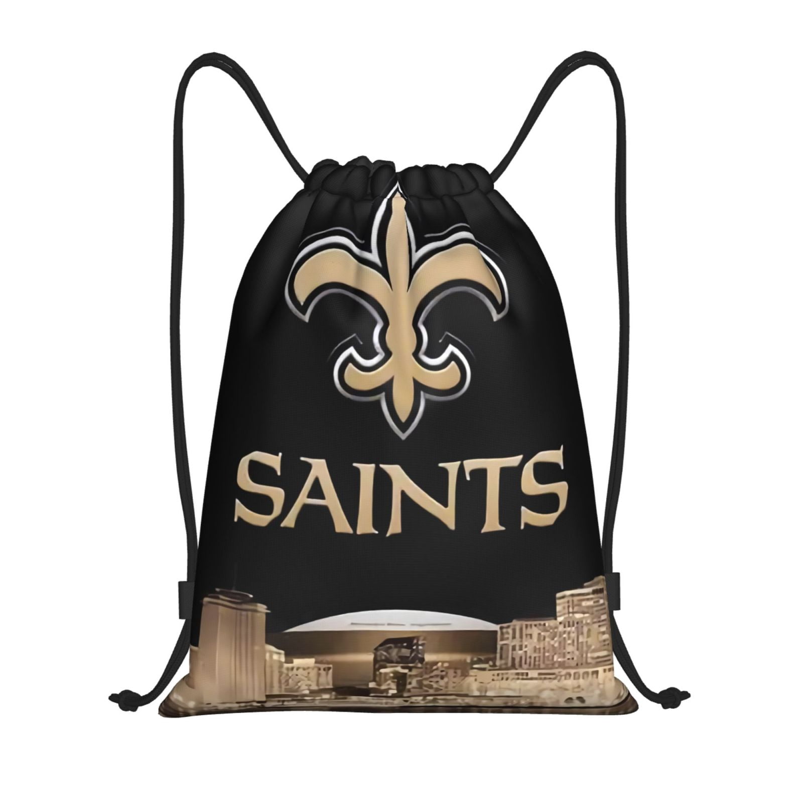 Saints Football Team Lightweight Drawstring Bag, Sports Fitness ...