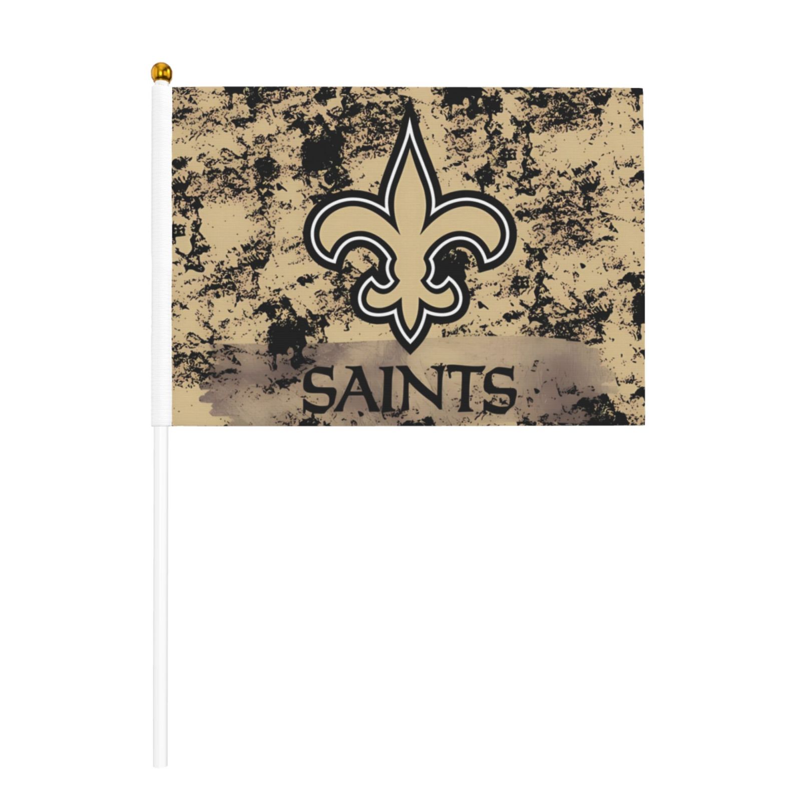 Saints Logo Printing Handheld Flag 6 Piece 5.5x8.2in Double Sided Match ...