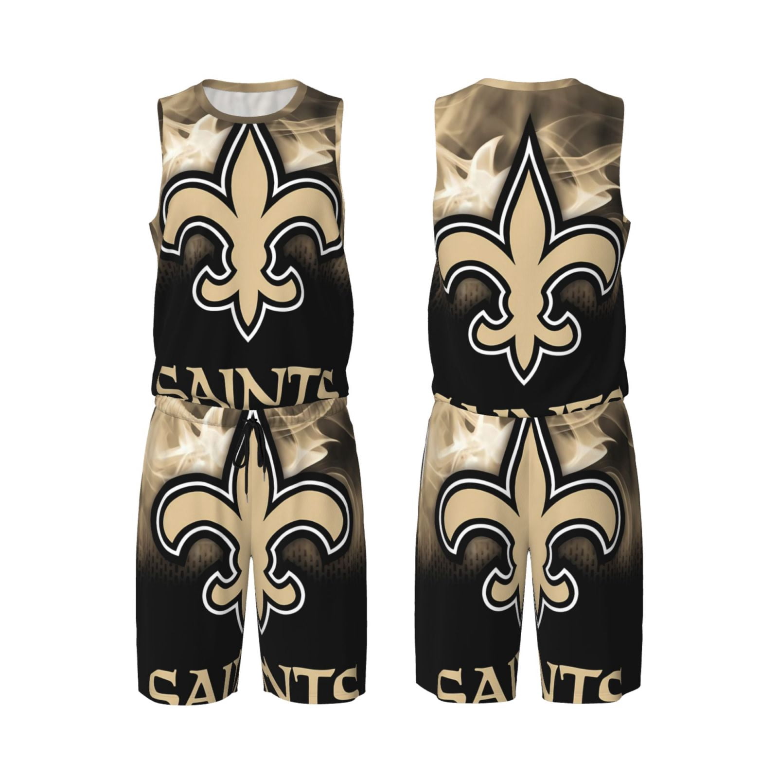 Saints Men’s Basketball Uniform Set Men Basketball Jersey and Shorts ...