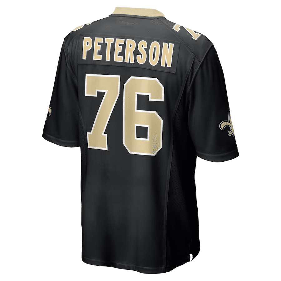 Saints Youth Home Limited Camron Peterson#76 Fans short sleeve Game ...