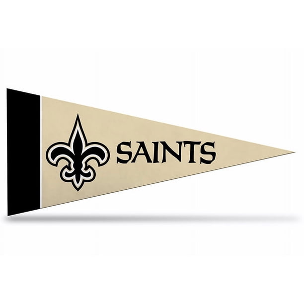 Saints Mini Pennant- 1 Pennant Per Pack - Licensed By Rico - Walmart ...