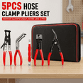 Saisi 5-Piece Hose Clamp & Electrical Connector Removal Tool Set with ...