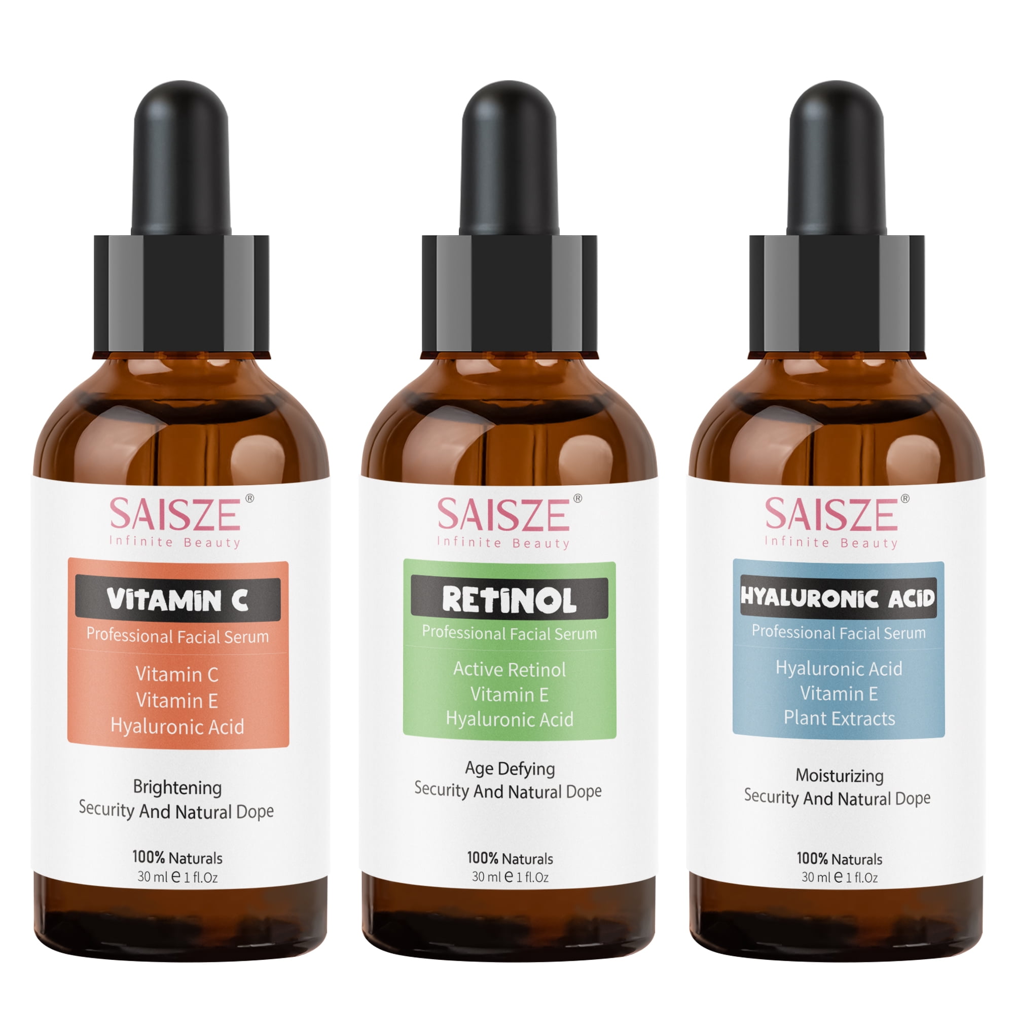 Saisze Anti Aging Serum Kit Face Serum Facial Serum, Retinol Serum ...