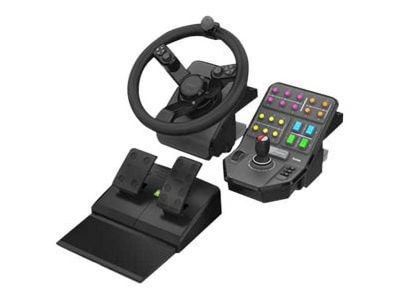 Saitek Heavy Equipment Precision Control System - Wheel, pedals and ...