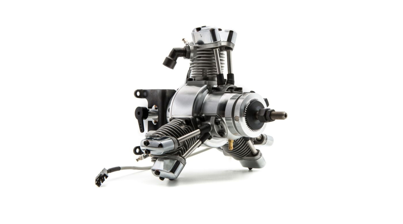 Saito Engines EG19R3 FG-19R3 19cc 3-Cylinder Gasoline Radial - Walmart.com