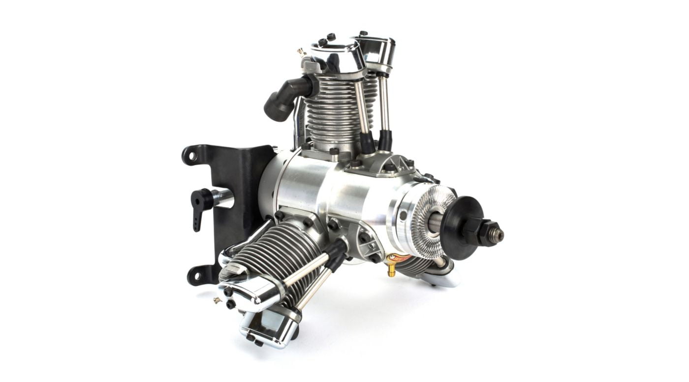 Saito Engines FG-33R3 33cc 3-Cylinder Gasoline Radial Engine BS ...