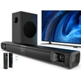Saiyin Sound Bar for Smart TV with Subwoofer, 100W Detachable Soundbar ...