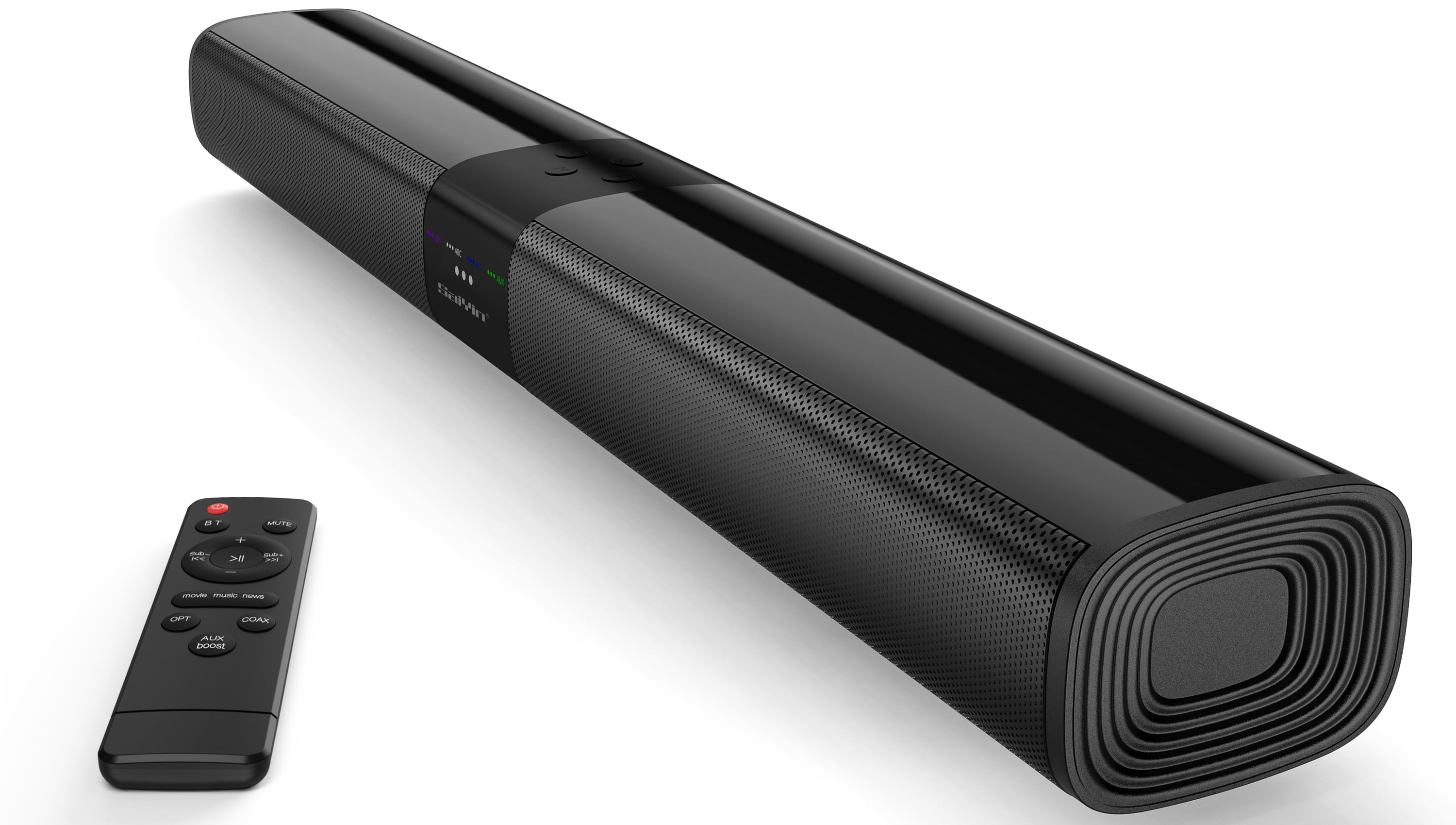 Saiyin Sound Bars for TV, 24 Inches Sound Bar with HDMI(ARC), Bluetooth ...