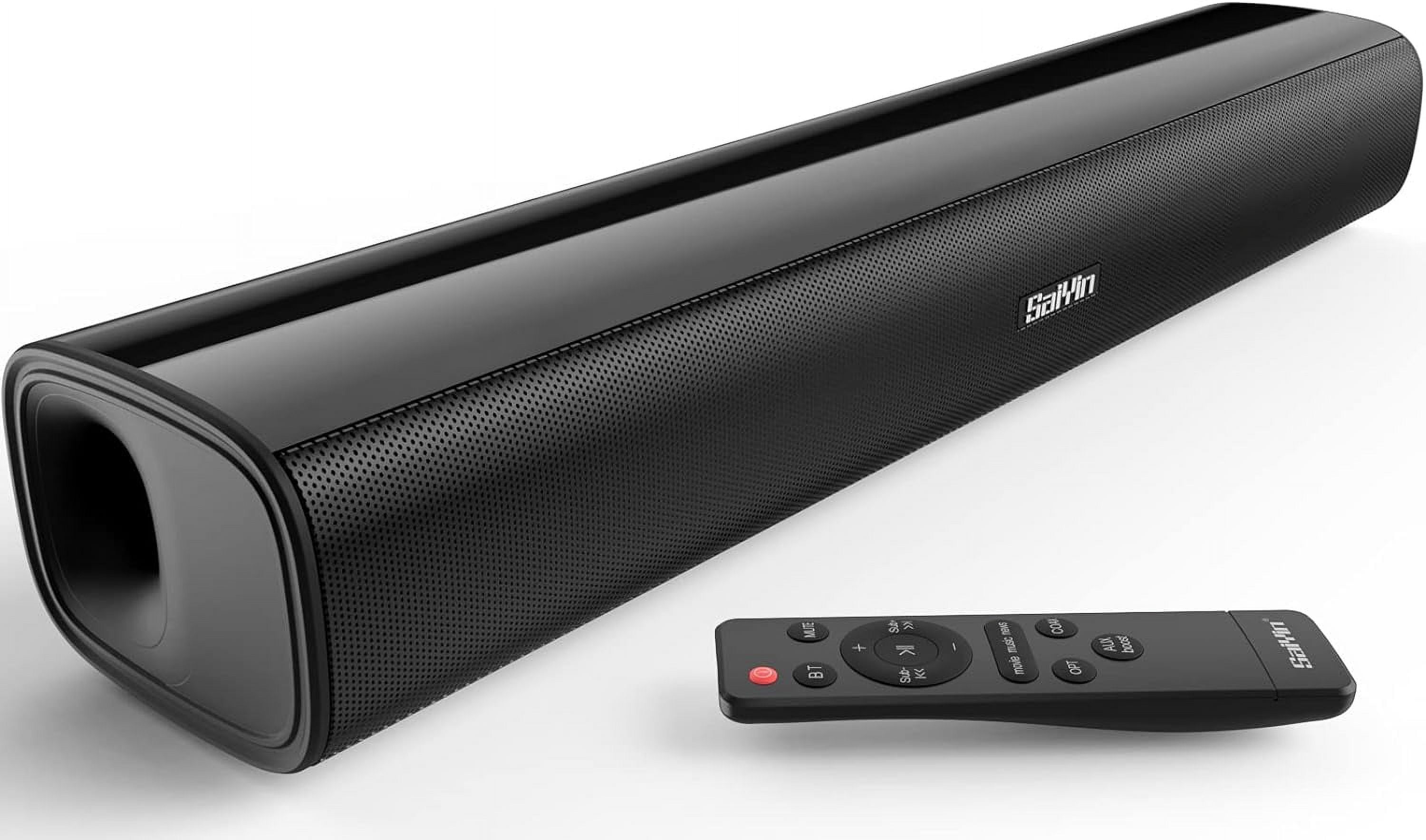 Saiyin Sound Bars for TV, 40 Watts Small Soundbar for TV,Surround Sound ...