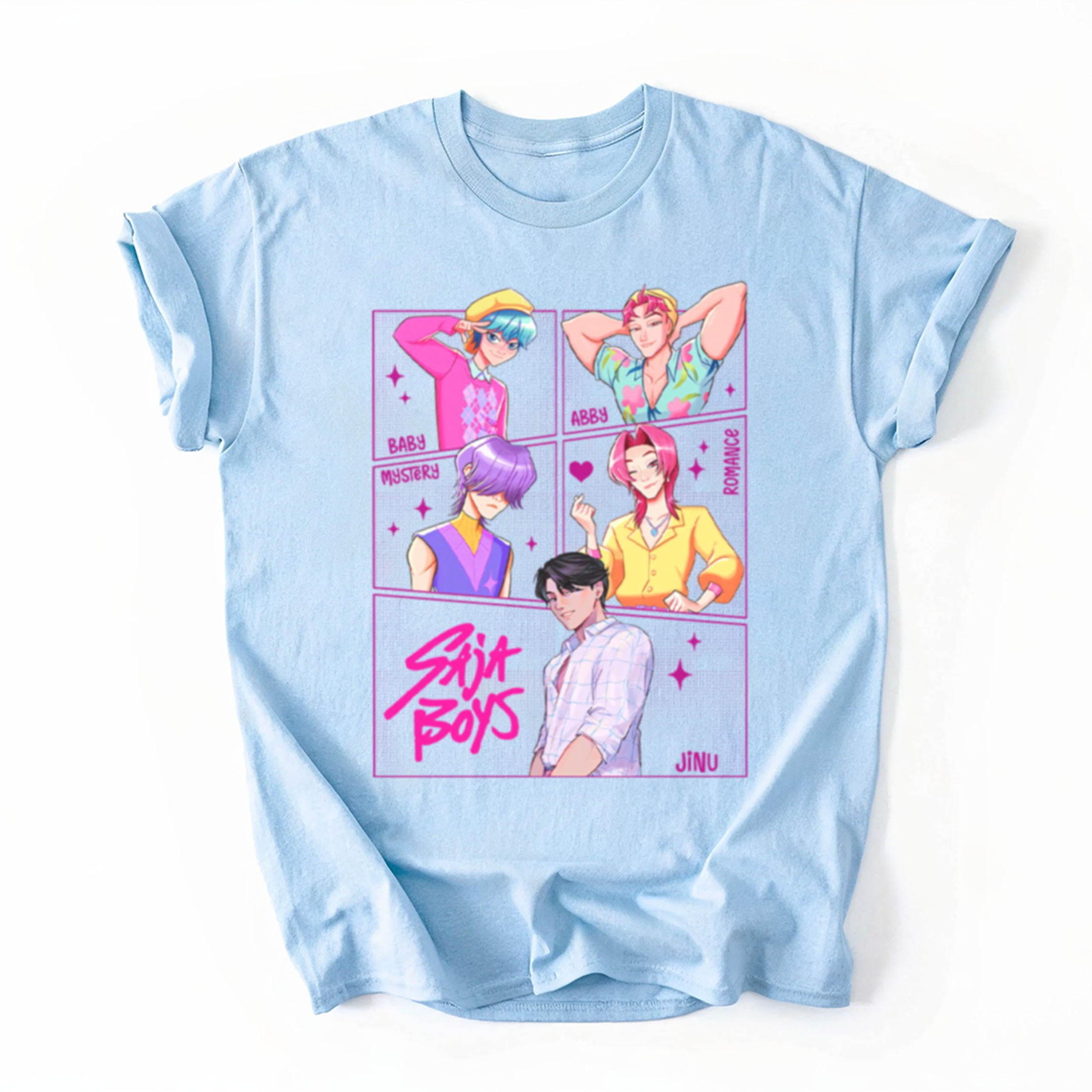 Saja Boys Band T-Shirt, Kpop Demon Hunters Movie Shirt, Gift for Kpop ...