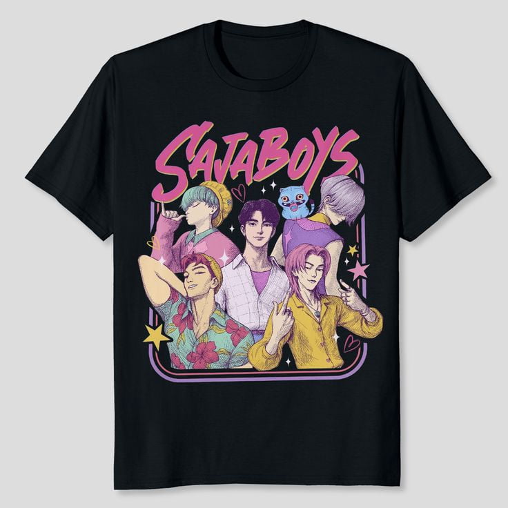 Saja Boys Boy Band Shirt, Kpop Fans Shirt Men's And Women's Graphic Tee ...