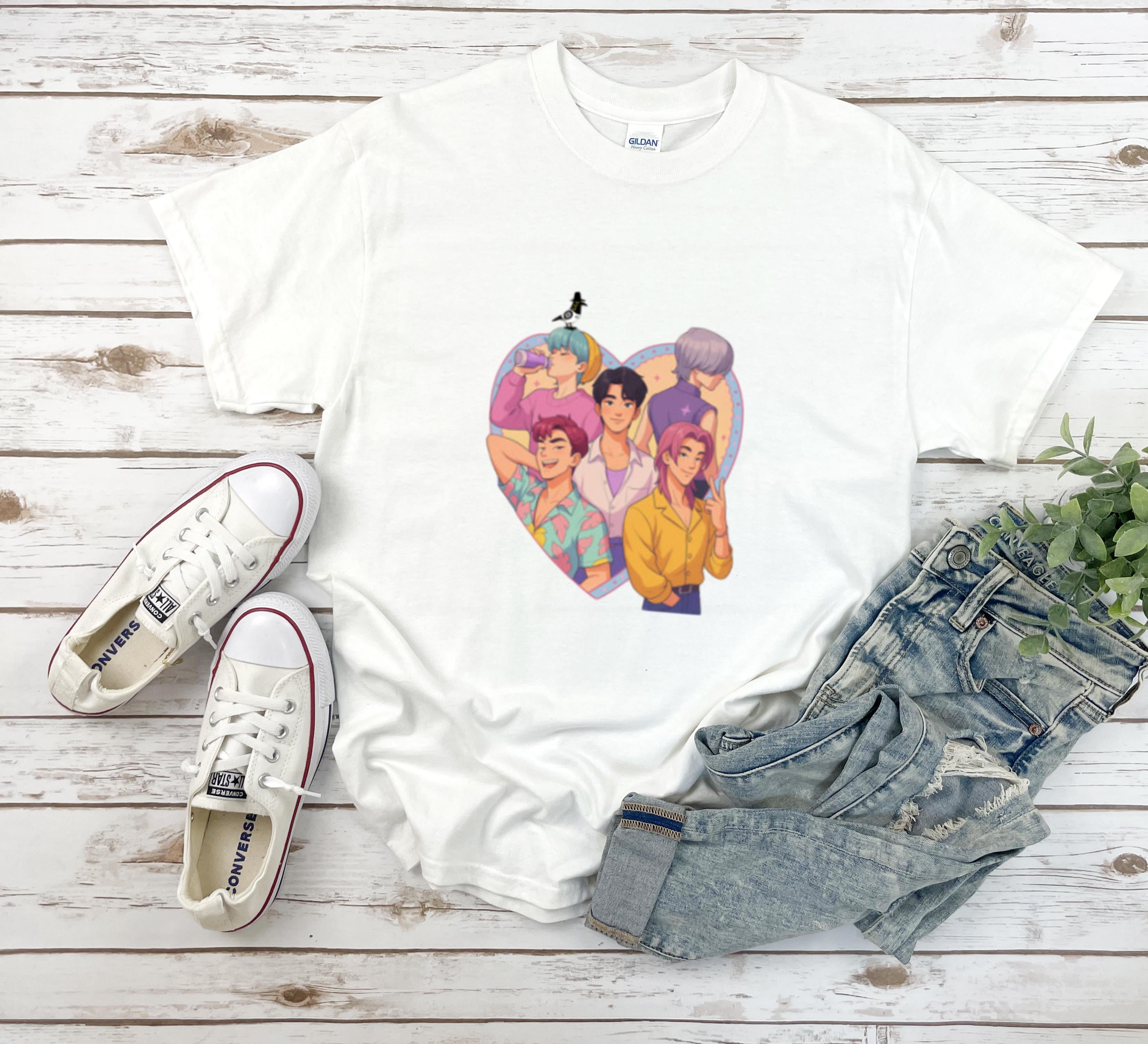 Saja Boys Kpop Demon Hunters Fan Merch Music Group Graphic Unisex T ...