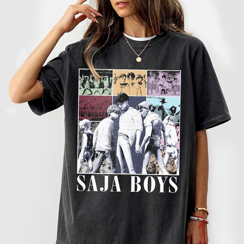 Saja Boys Music Band Kpop TShirt, Kpop Demonn Hunterss Shirt, Gift for ...