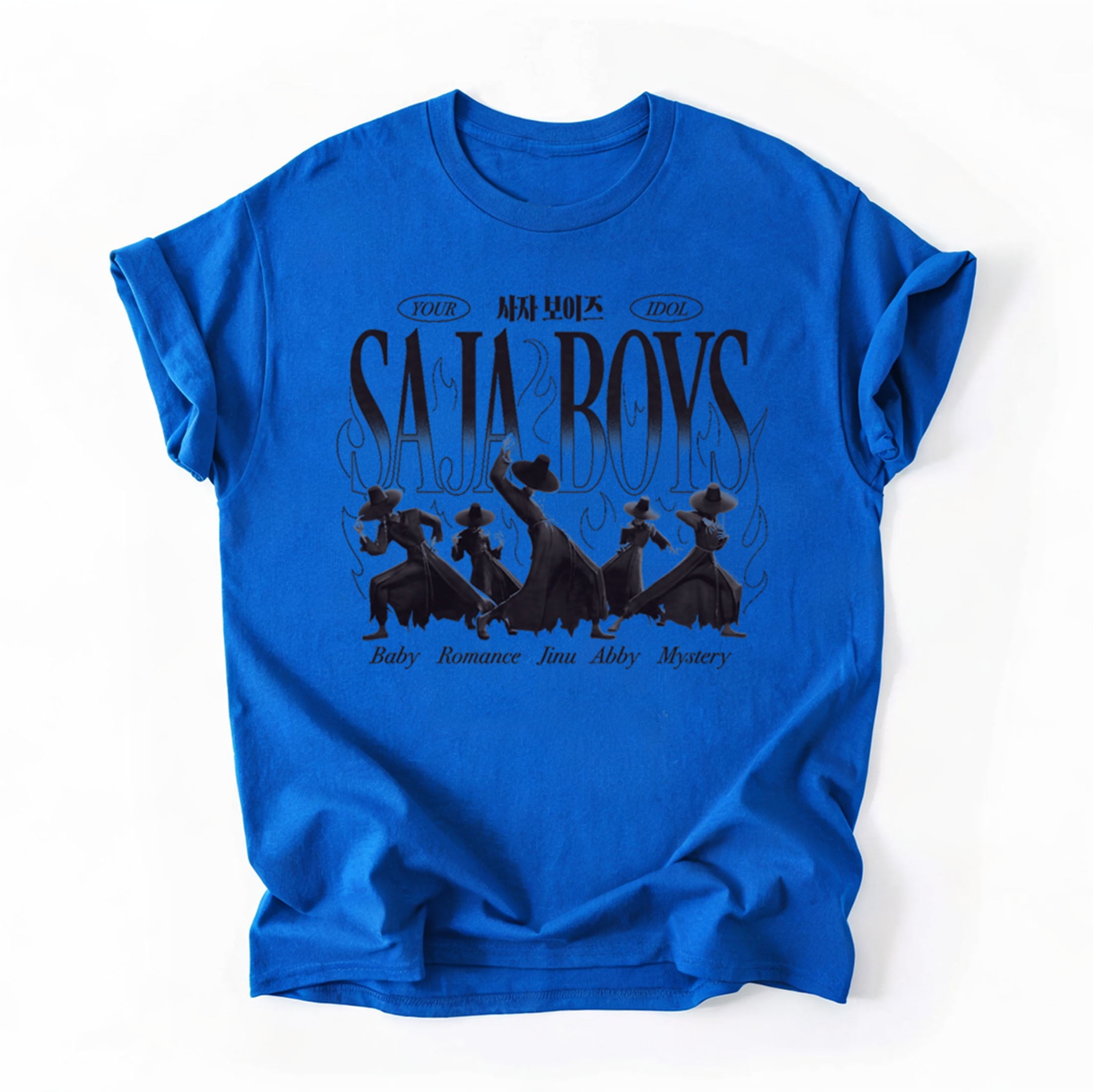 Saja Boys Your Idol Demon Forms T-Shirt, Kpop Demon Hunters Tiger Shirt ...