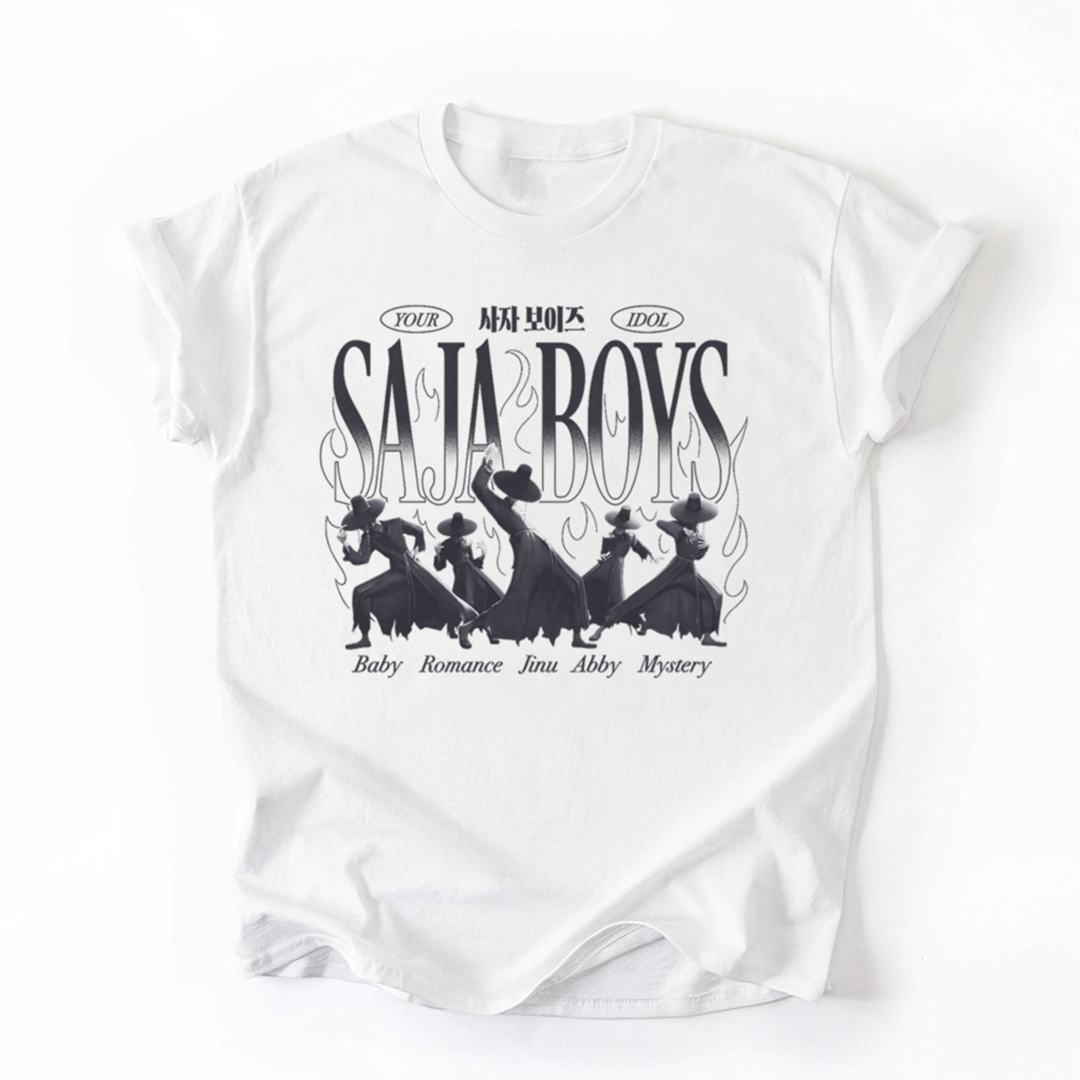 Saja Boys Your Idol Demon Forms T-Shirt, Kpop Demon Hunters Tiger Shirt ...