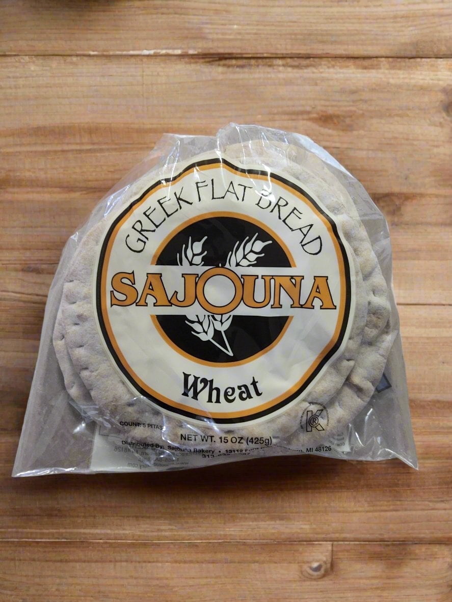 Sajouna Greek Flat Bread 15oz. - Walmart.com
