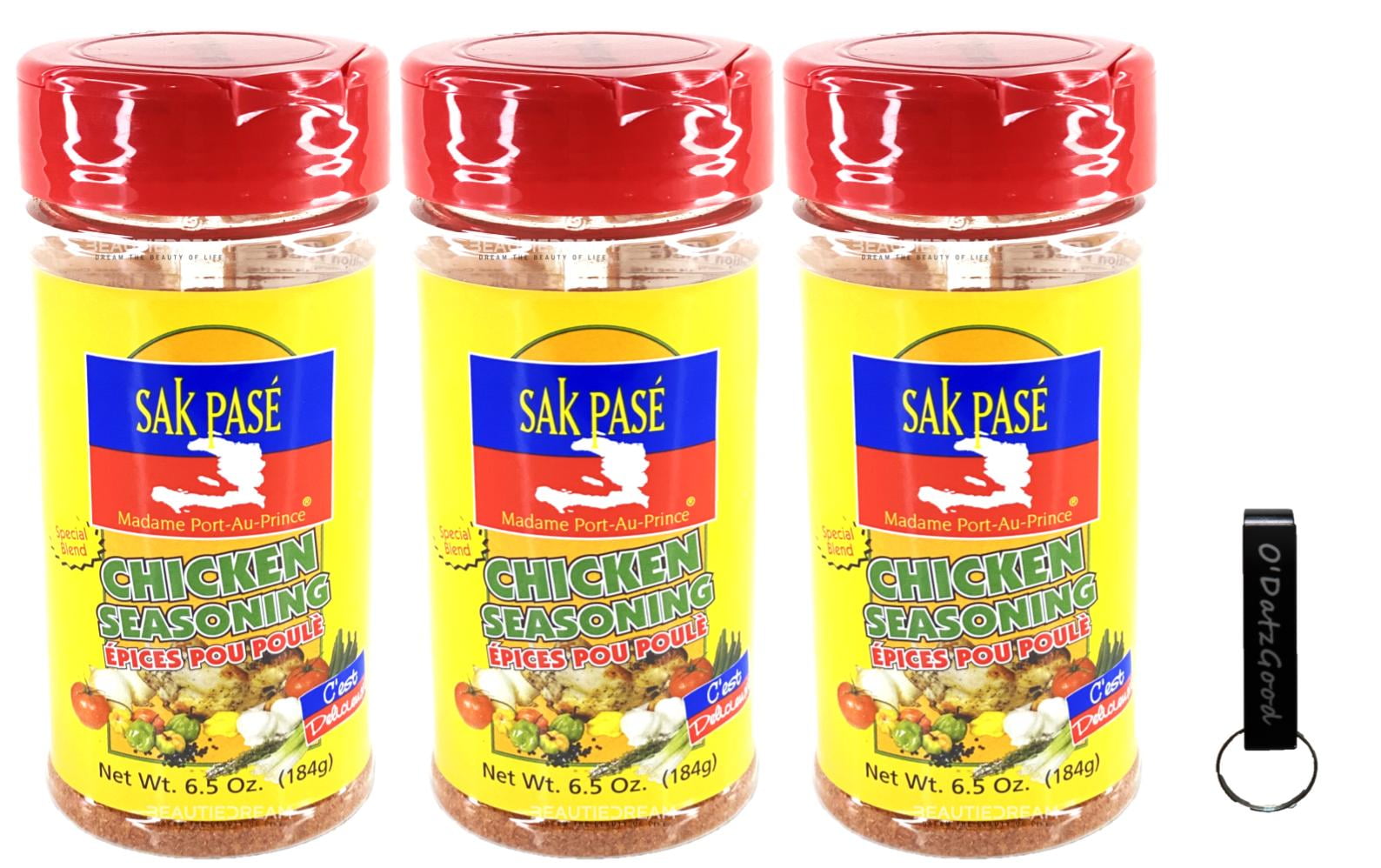 Sak Pase Chicken Seasoning 6.5 oz (184g) Pack of 3 Packaged w ...