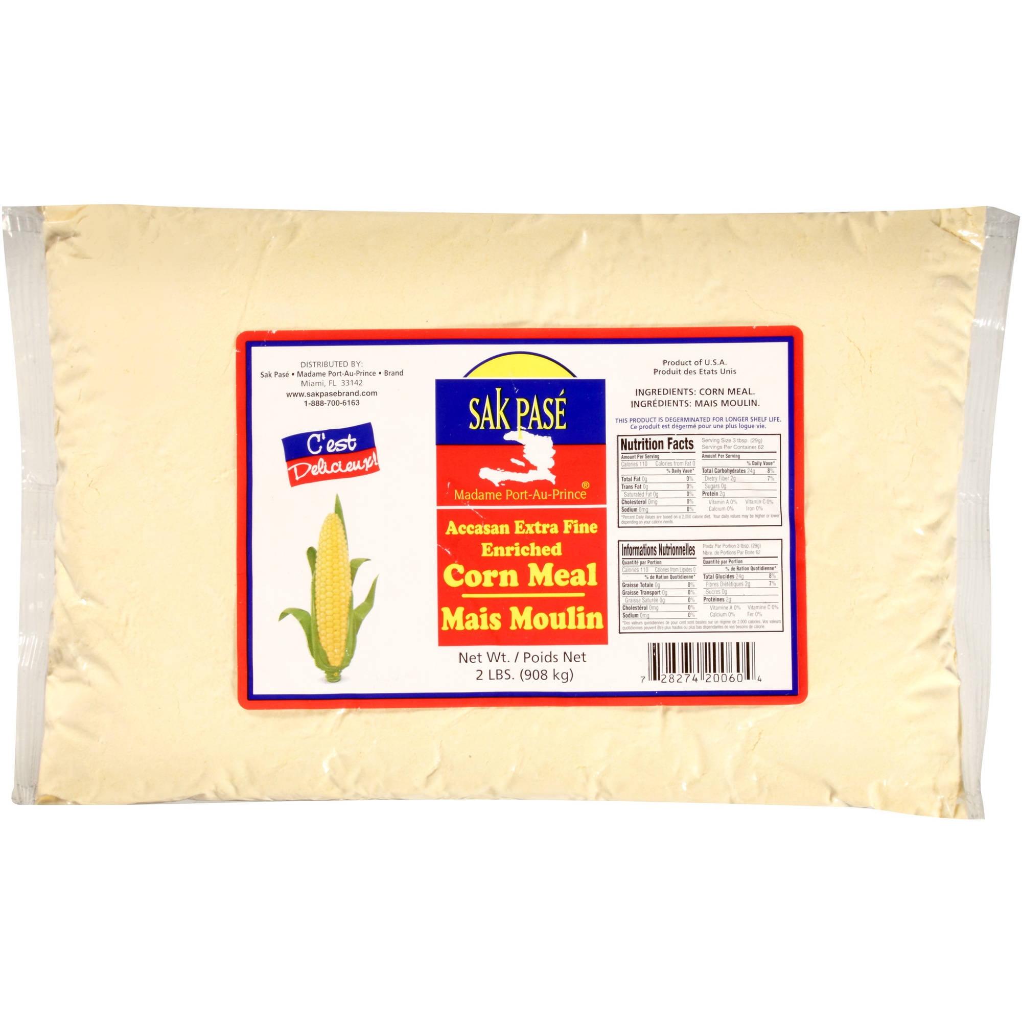 Sak Pase Cornmeal Acassan 2lb - Walmart.com