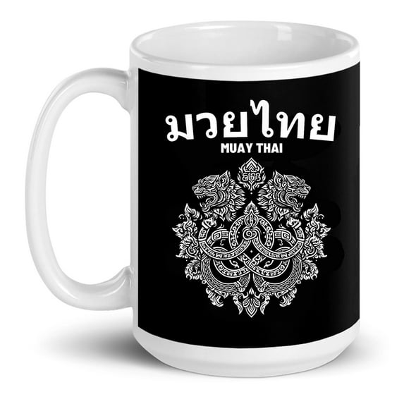 Sak Yant Muay Thai Mma Tattoo Twin Tiger Martial Art Boxing Gift ...