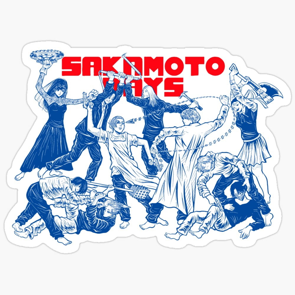 Sakamoto Days Sticker Phone Decal Water Bottle Stickers Car Decals ...